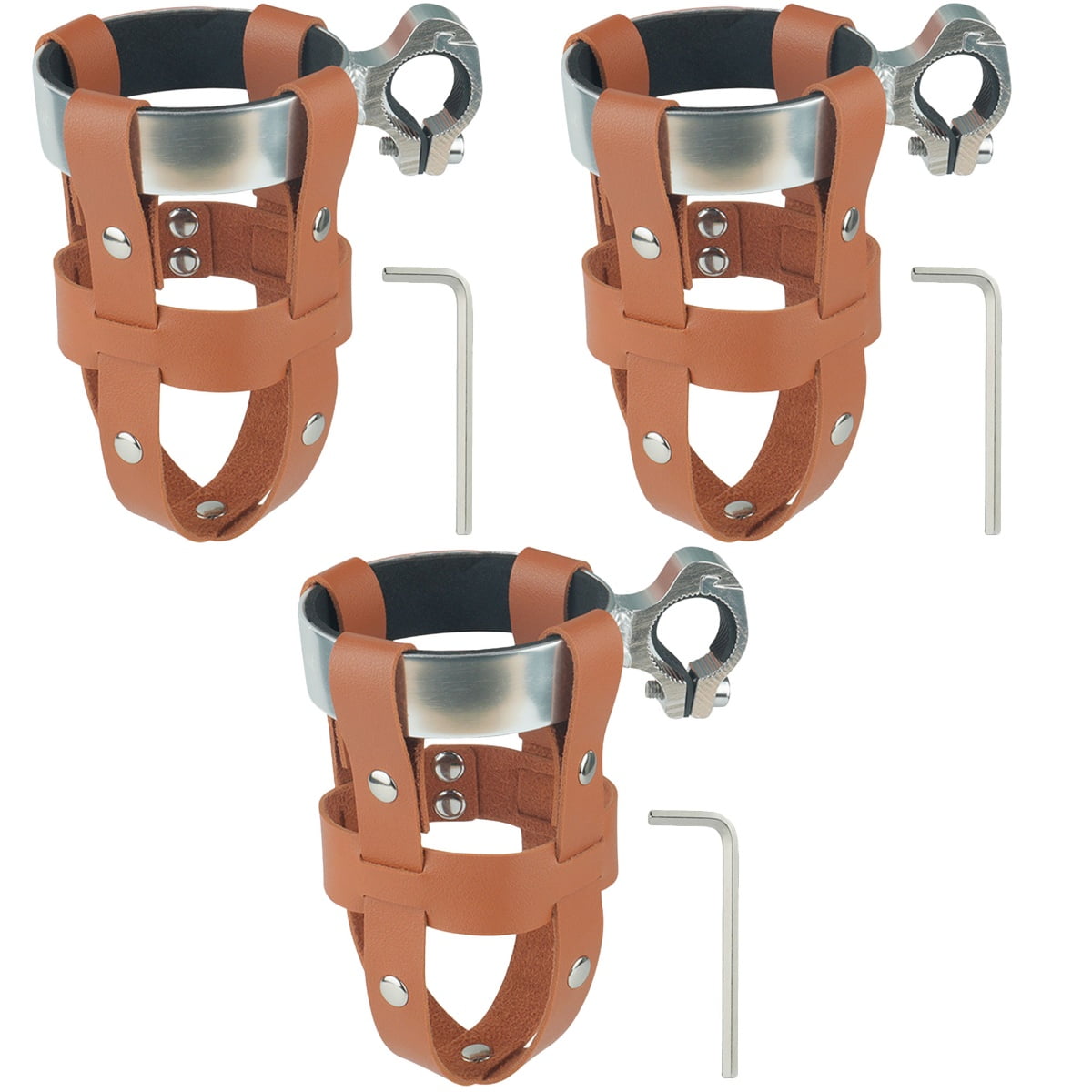 HOMEMAXS 3 Sets Bike Cup Holder Bike Water Bottle Holder Bicycle Handlebar Drink Holder for ...
