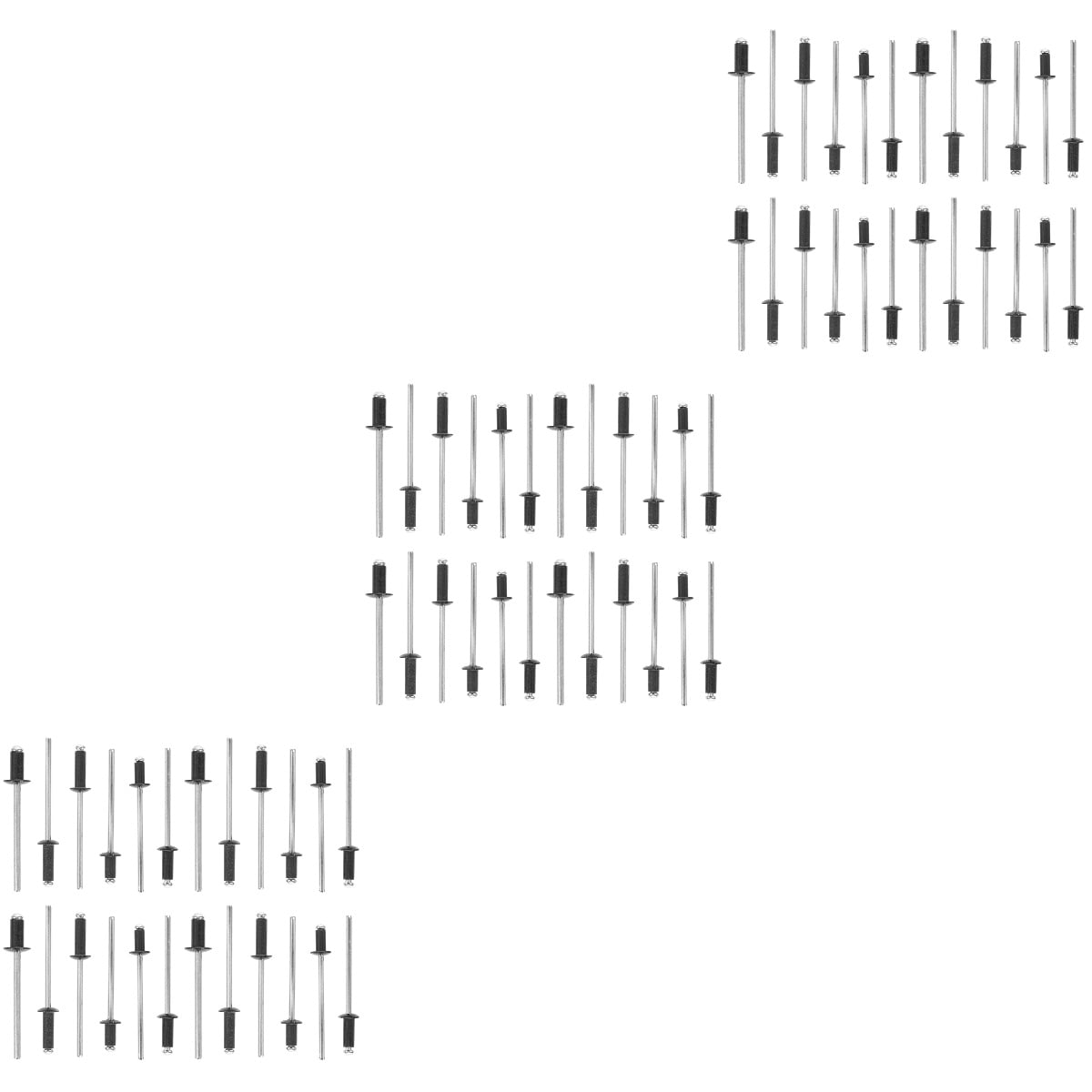 HOMEMAXS 3 Sets Blind Rivet Aluminum Pop Rivet Assortment Long Grip ...