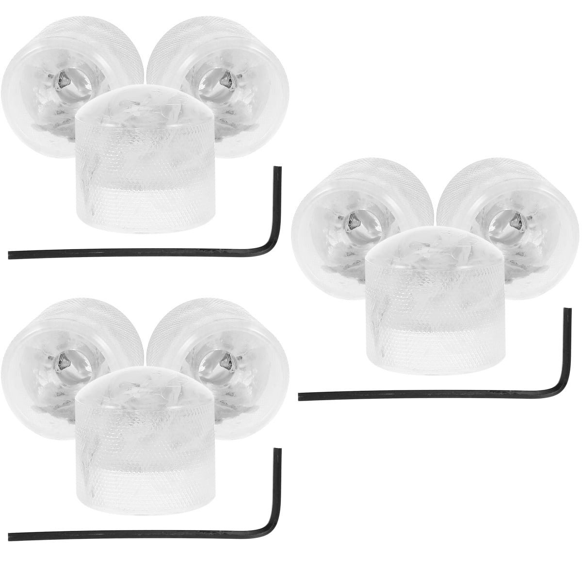 HOMEMAXS 3 Sets Electric Guitar Potentiometer Control Knobs Plastic ...