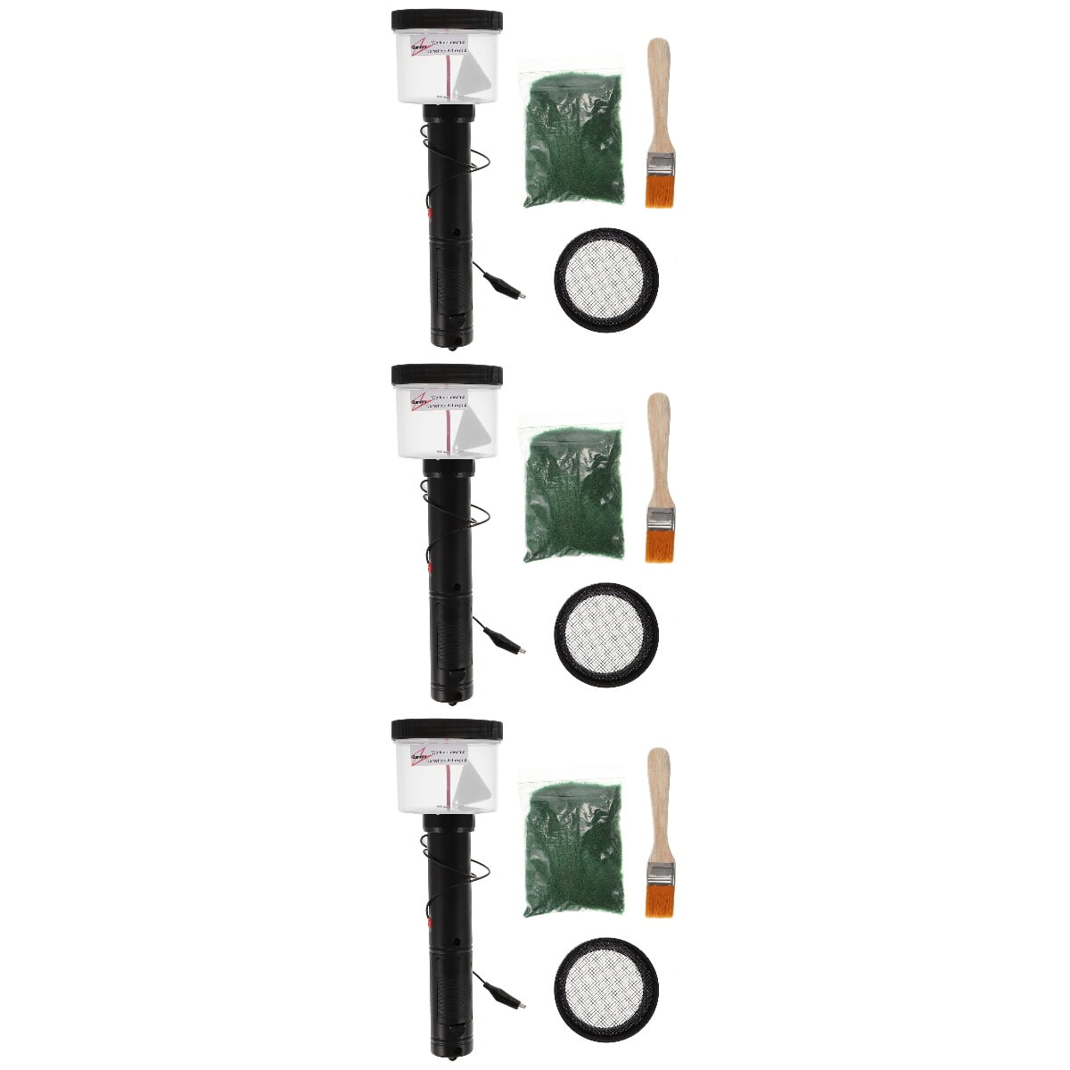 HOMEMAXS 3 Sets Flocking Kit Micro Static Grass Applicator Comfortable ...