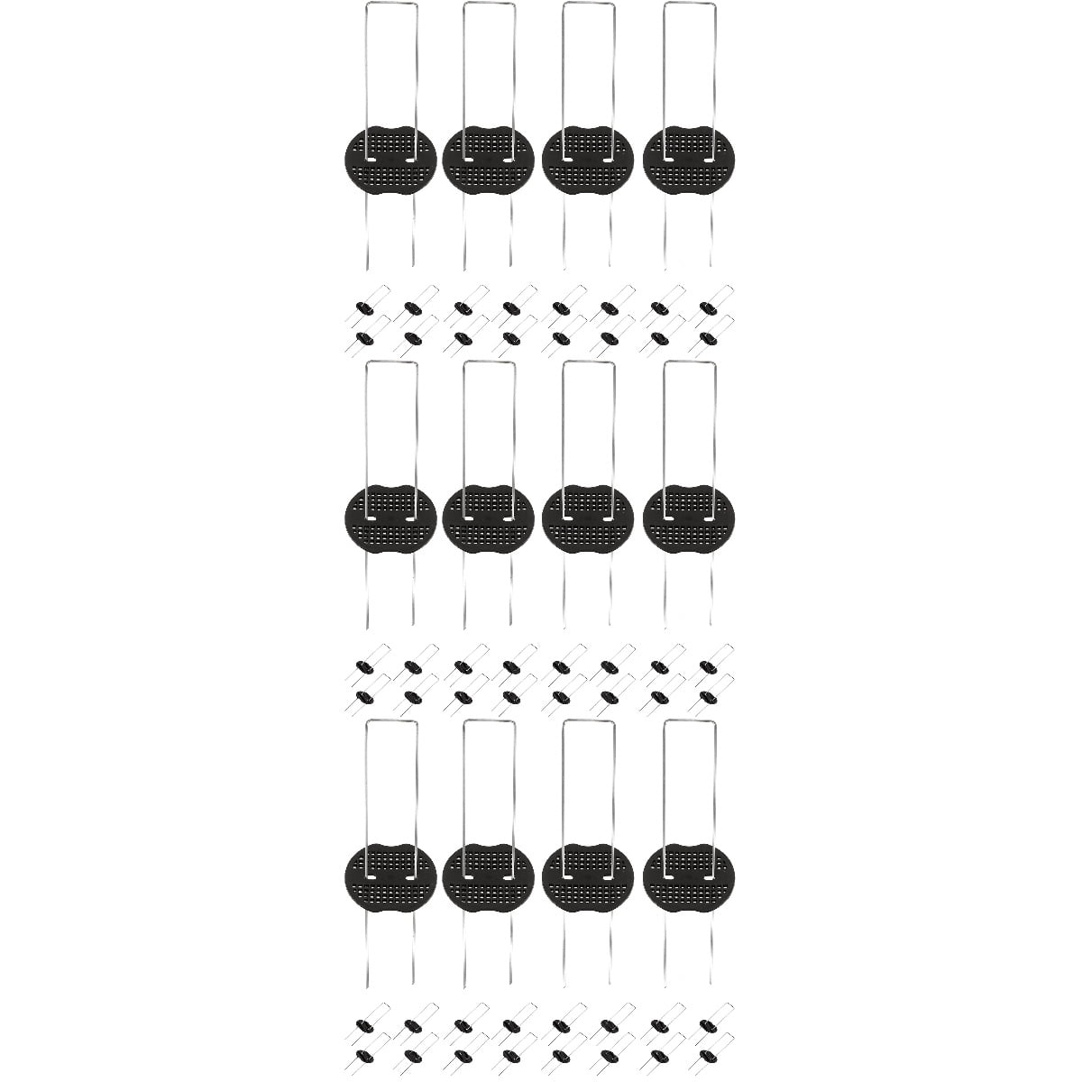 HOMEMAXS 3 Sets Garden Pegs Ground Stakes Staples Pins Gardening ...