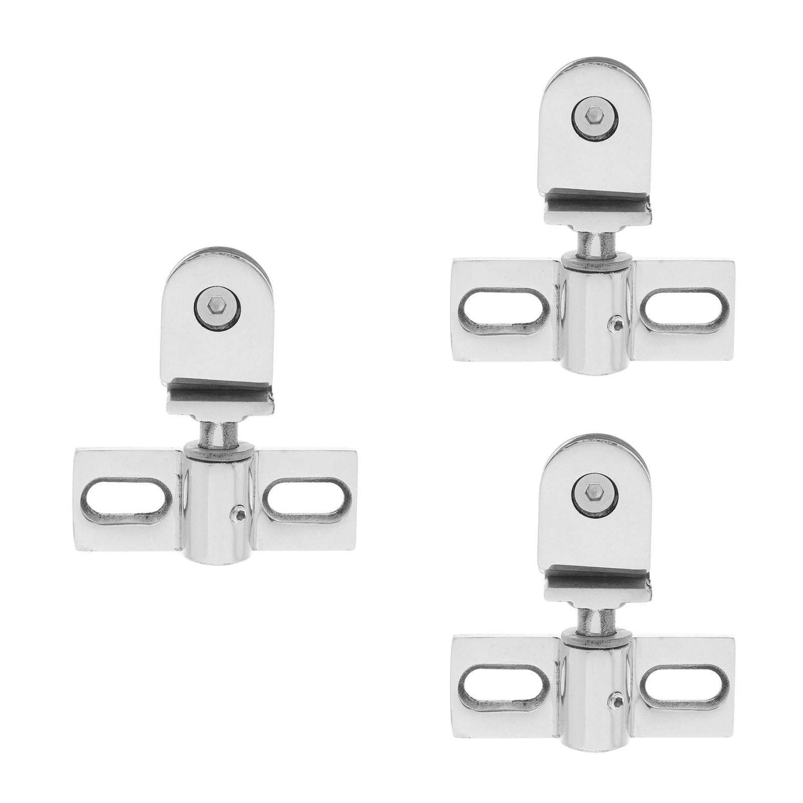 HOMEMAXS Hemoton 3 Sets Glass Shower Door Pivot Hinge Hardware ...