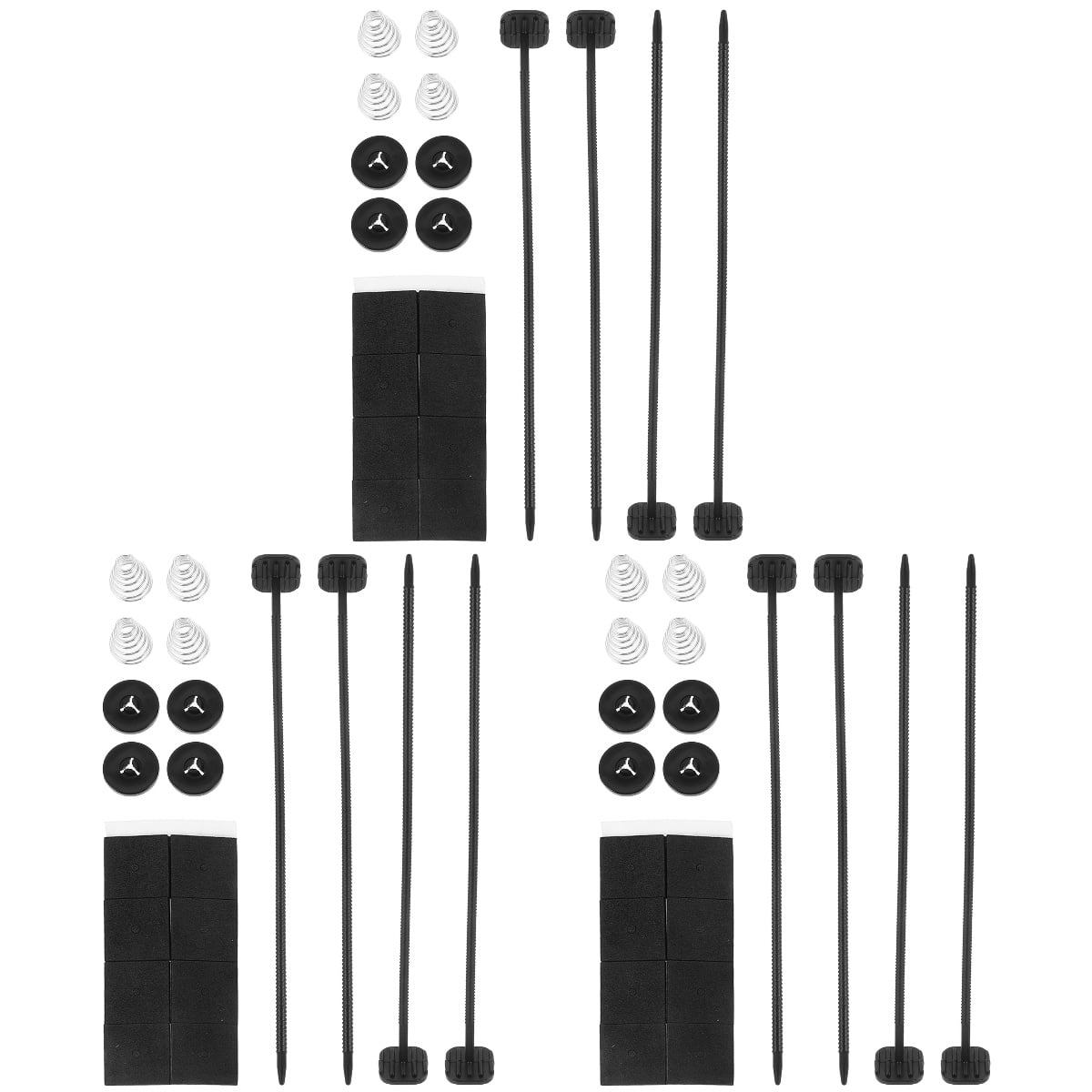 HOMEMAXS 3 Sets Radiator Fan Mounting Kit Car Fan Installation Kit ...