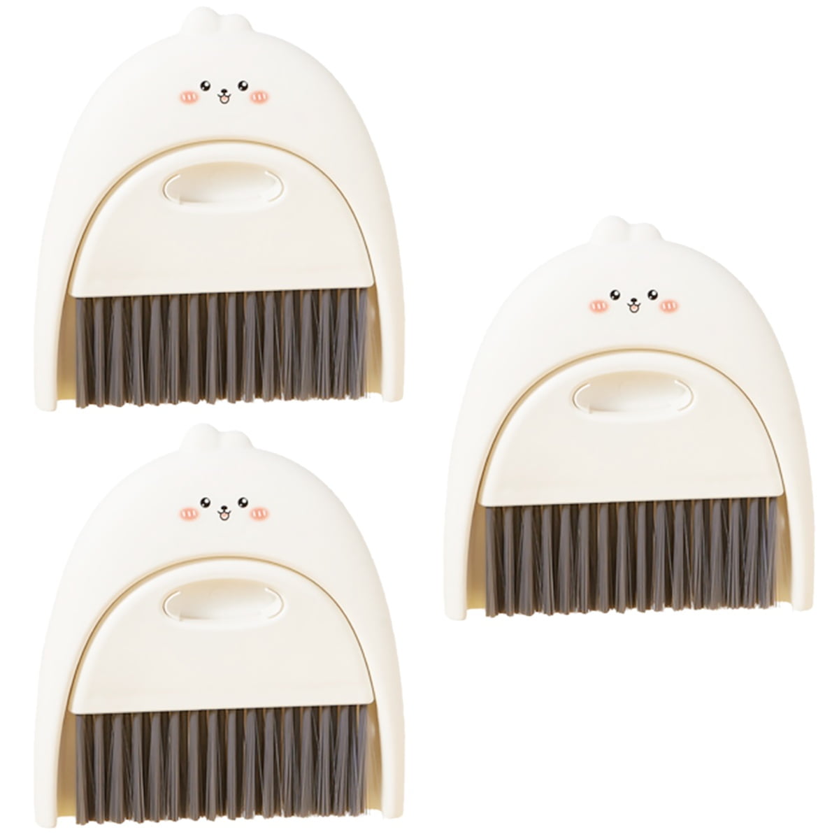 HOMEMAXS 3 Sets Small Dustpan and Brush Desktop Computer Cartoon Sweep ...