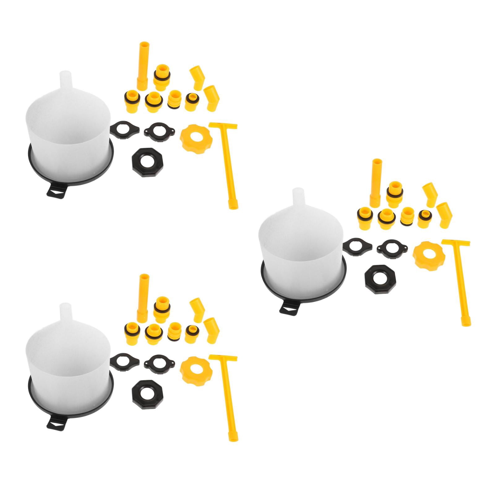 HOMEMAXS 3 Sets of Spill-Proof Coolant Funnel Kit Universal Car ...