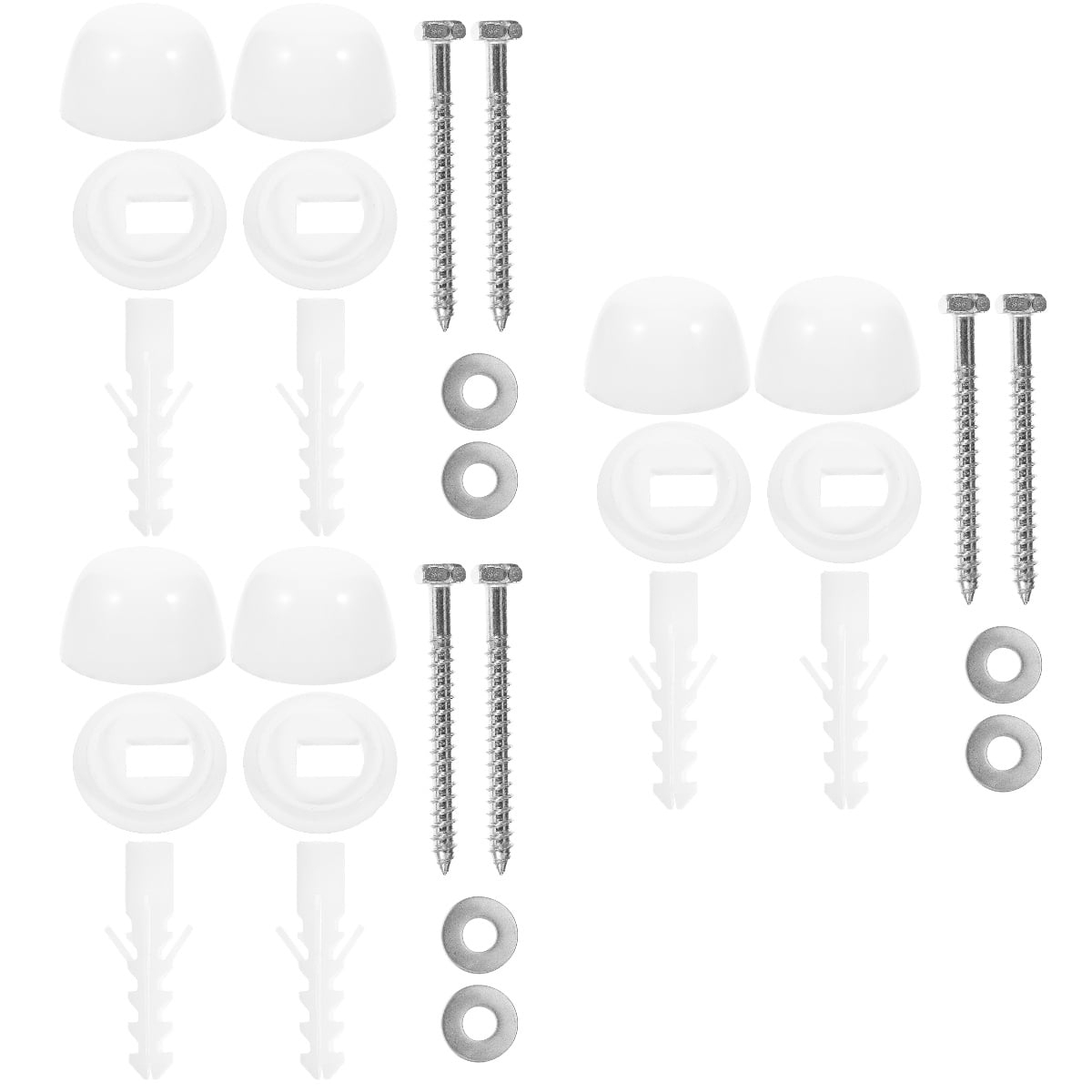 HOMEMAXS 3 Sets Toilet Bolts Heavy Duty Toilet Seat Bolts Brass ...