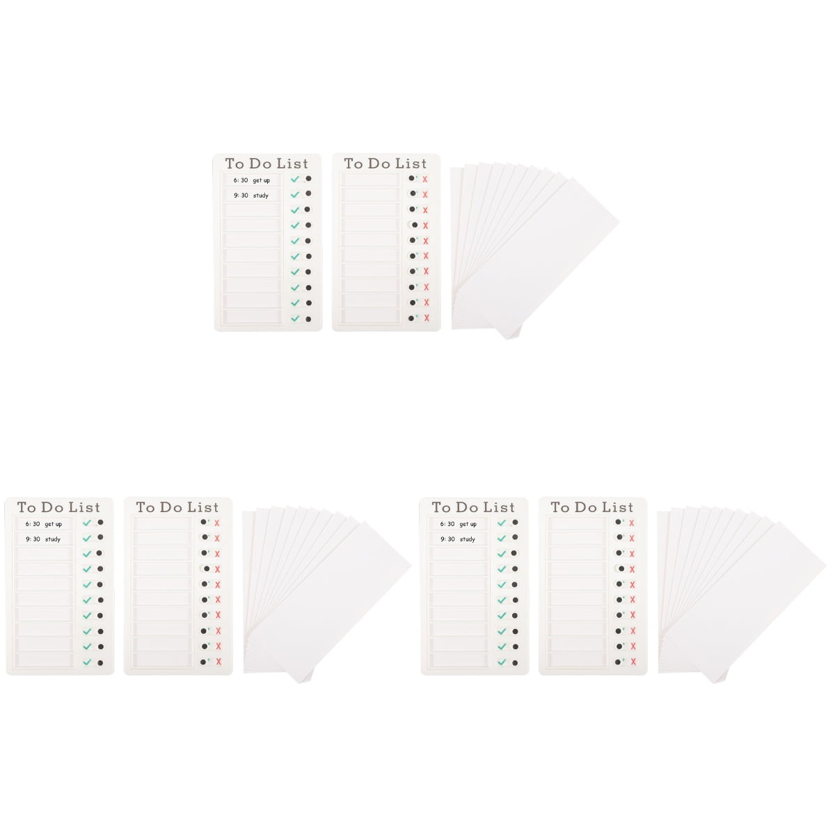 HOMEMAXS 3 Sets of Daily Schedule Board Schedule Board Plan Chart Board ...