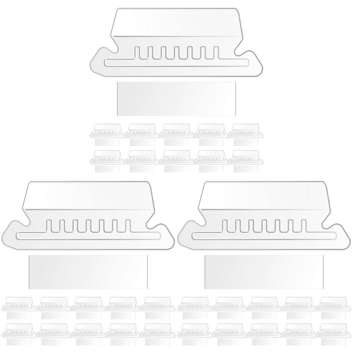 HOMEMAXS 3 Sets of File Folder Tabs File Identification Folder Tabs ...