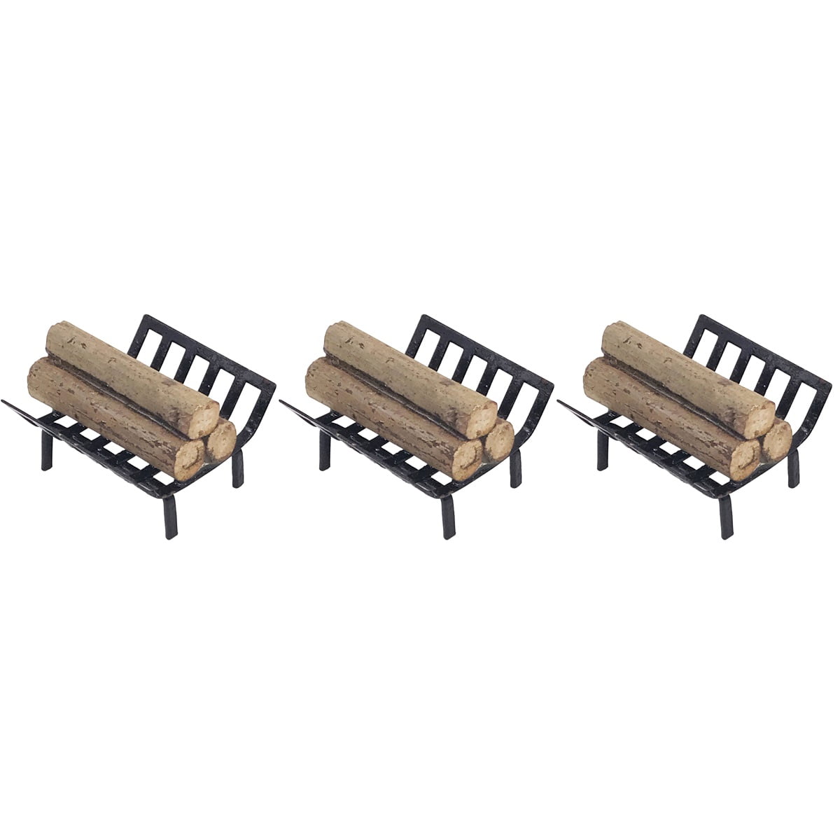 HOMEMAXS 3 Sets of Fire Rack Decor Photography Props Mini Fire Rack Toy ...