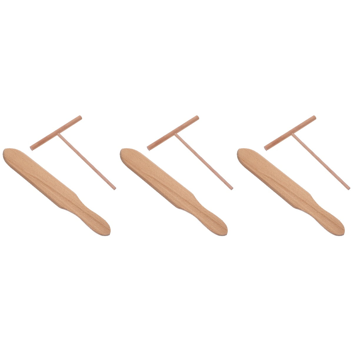 HOMEMAXS 3 Sets of Household Pancake Spatula Crepe Spreaders ...