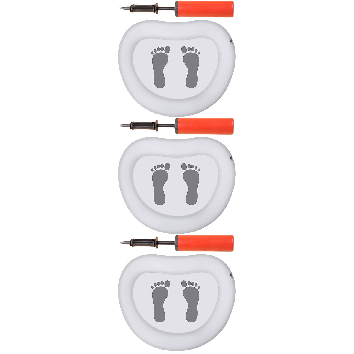 HOMEMAXS 3 Sets of Pool Foot Wash Tray Foot Bath Basin Foot Bath for ...