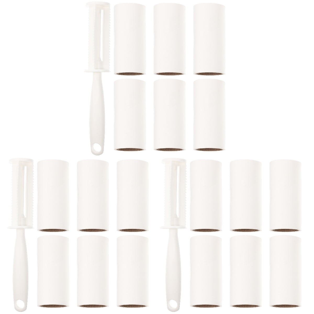 HOMEMAXS 3 Sets of Portable Fur Remover Convenient Lint Roller Handheld ...