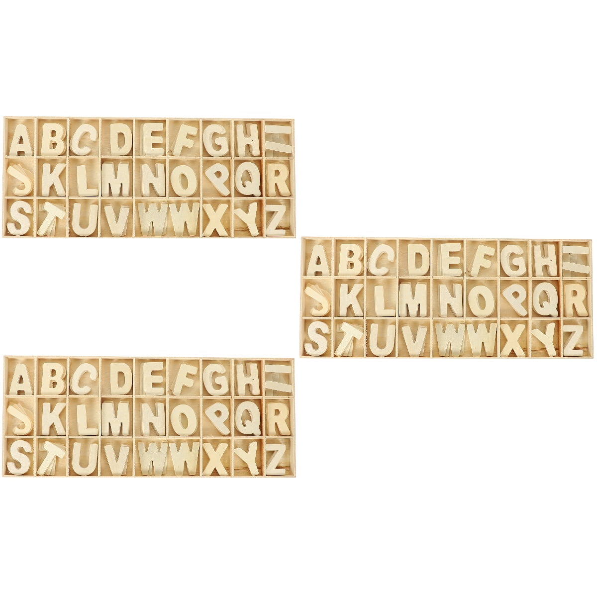 HOMEMAXS 3 Sets of Unpainted Wood Chips DIY Decorations Kids Early ...