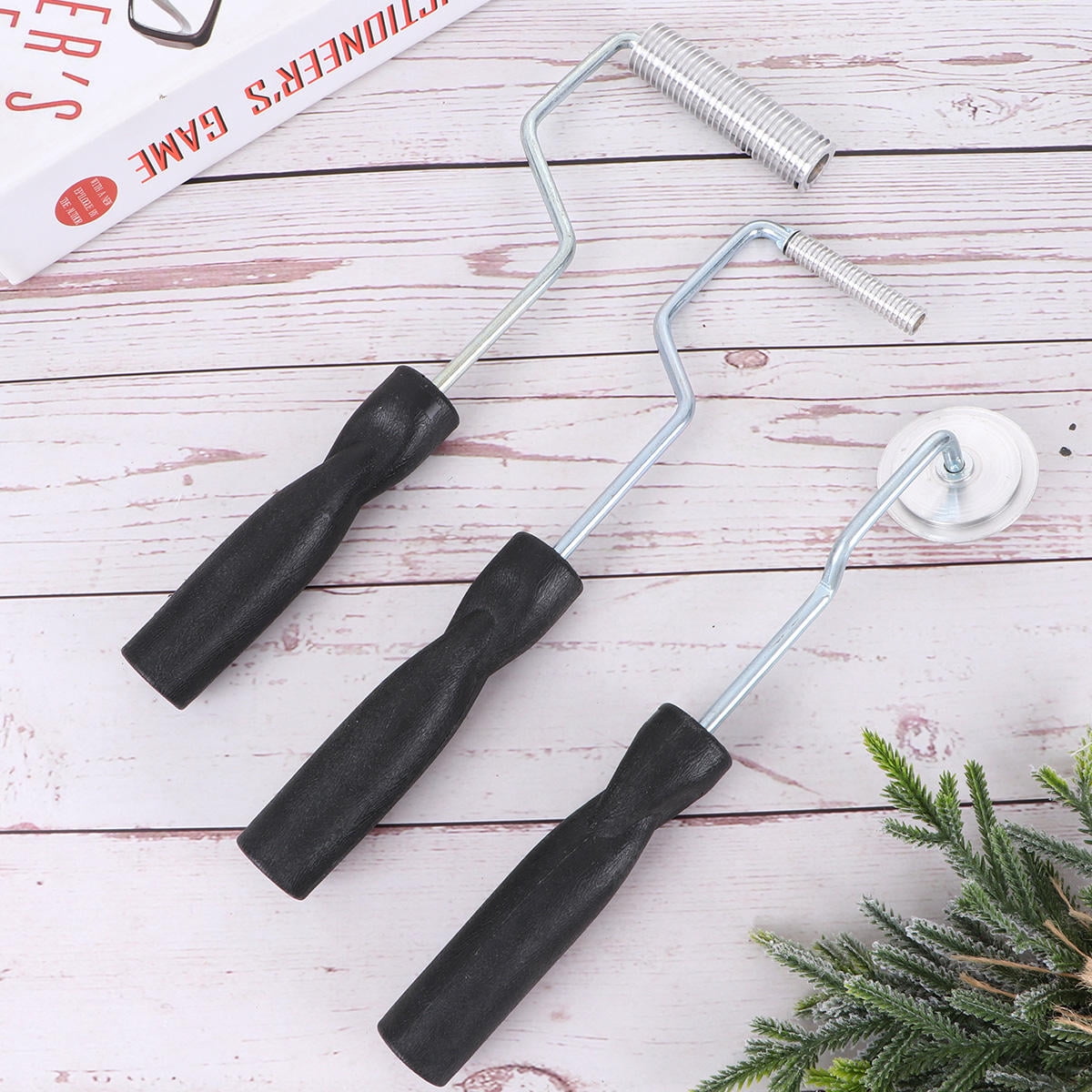 HOMEMAXS 3 in Aluminum Roller Tool Laminating Tool Kit 3pcs - Walmart.com