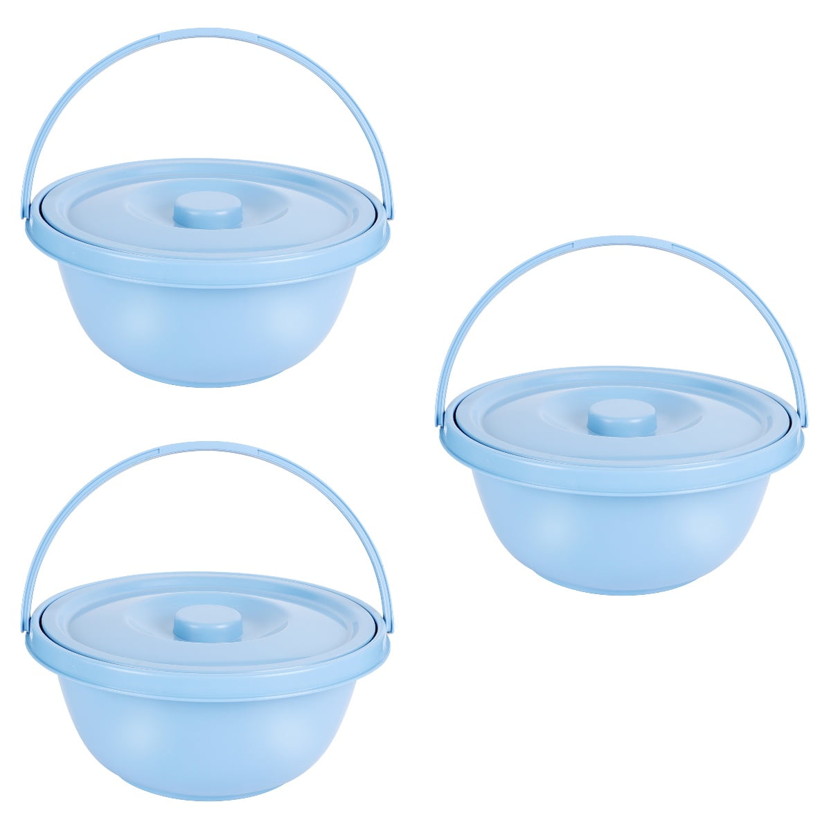 HOMEMAXS 3 pcs Chamber Pot Handle Spittoon with Cover Urine Bucket for ...