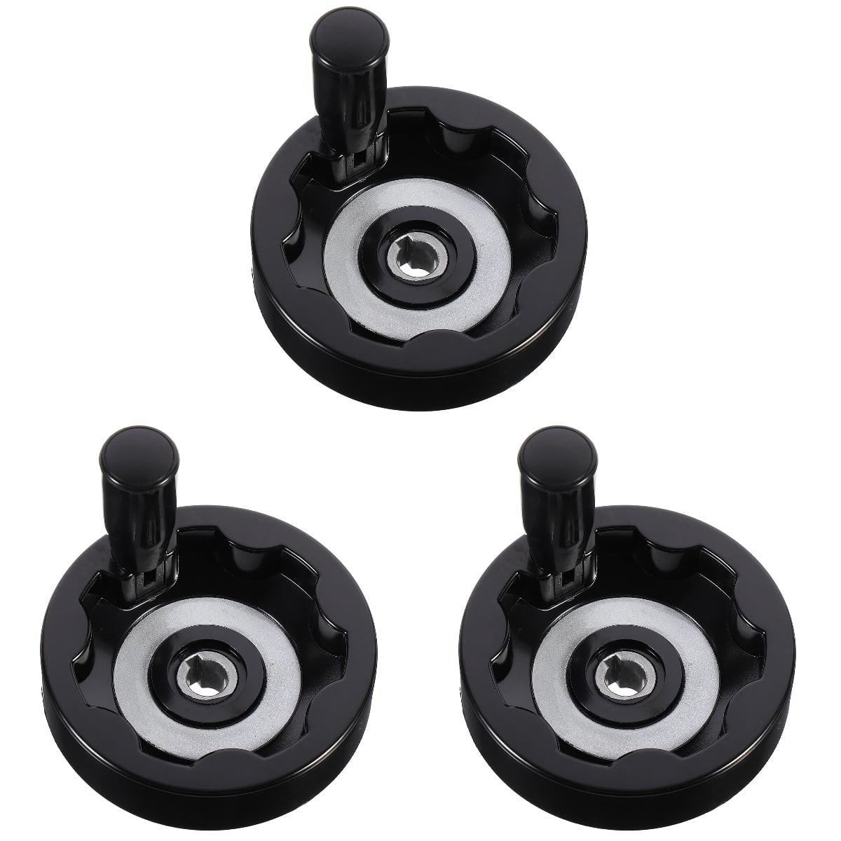 HOMEMAXS 3 pcs Machine Milling Inside Ripple Hand Wheel Handwheel ...