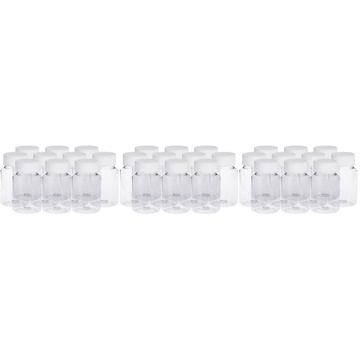 HOMEMAXS 30 Pcs 80ml PET Container Bottles Chemical Medicine Tablet ...