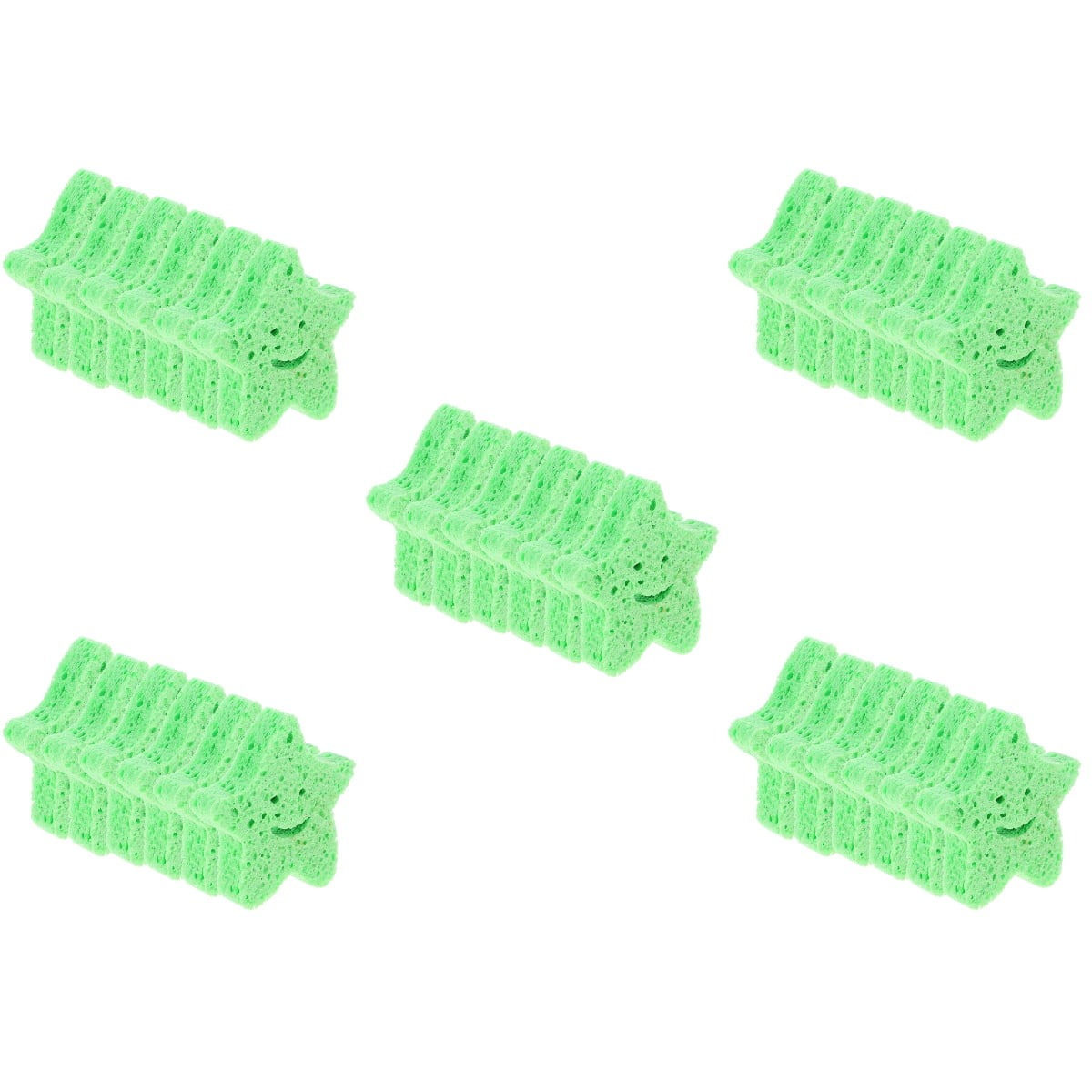 HOMEMAXS 30 Pcs Bathing Sponges Star Shaped Body Scrubber Sponges ...