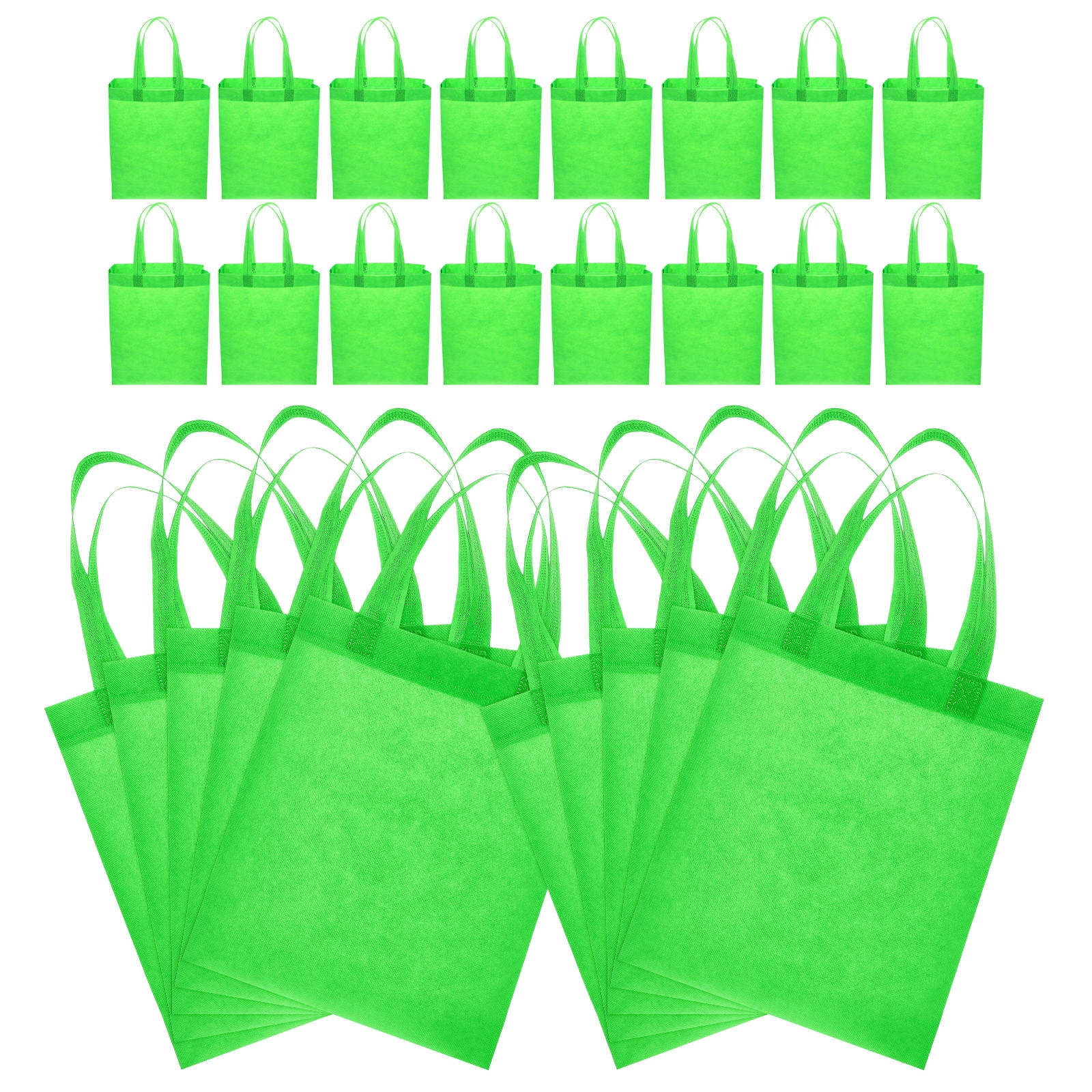 HOMEMAXS 30 Pcs Cloth Bags with Handles Large Reusable Shopping Green ...