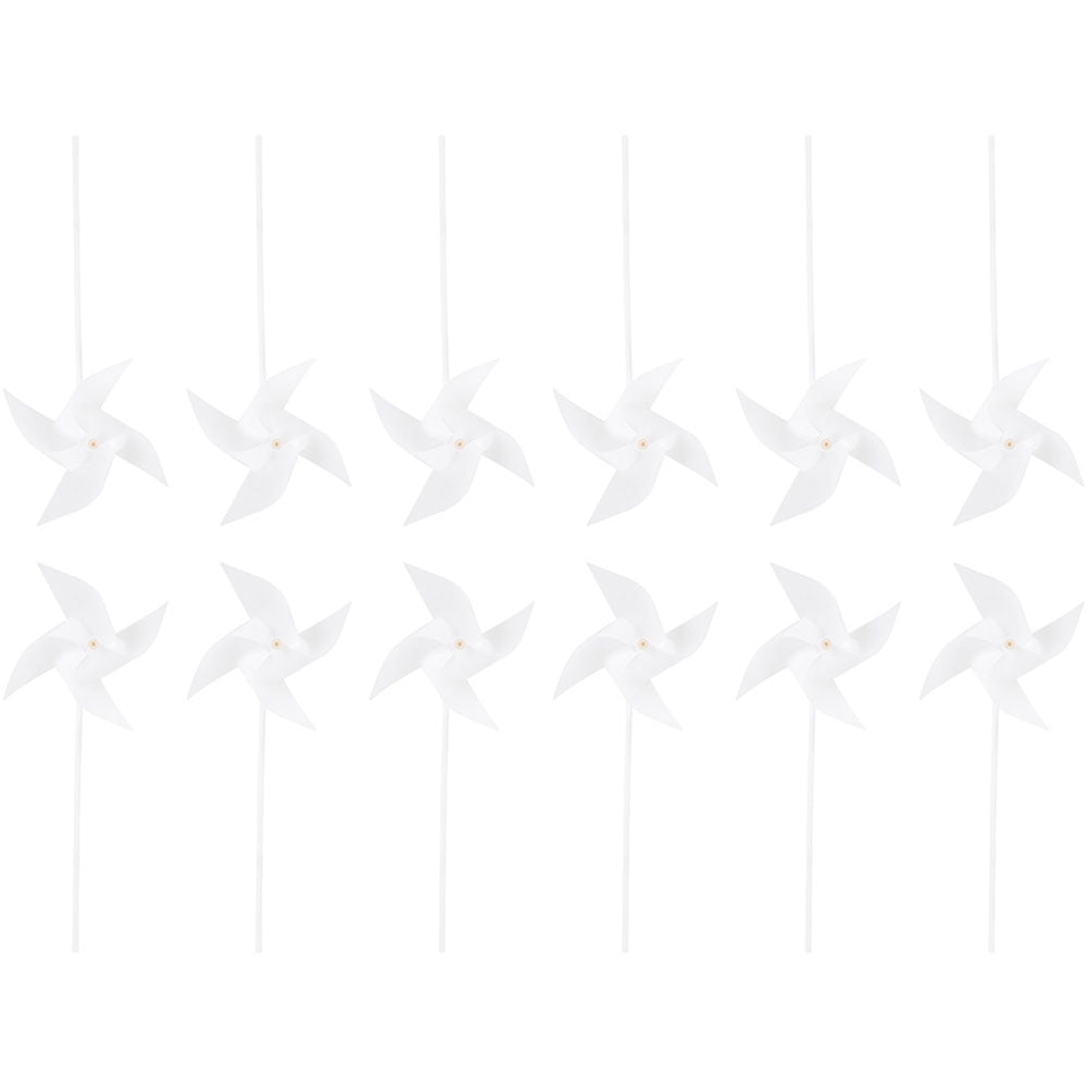 HOMEMAXS 30 Pcs DIY Blank Windmill Craft Kit Pinwheels for Kids Child ...