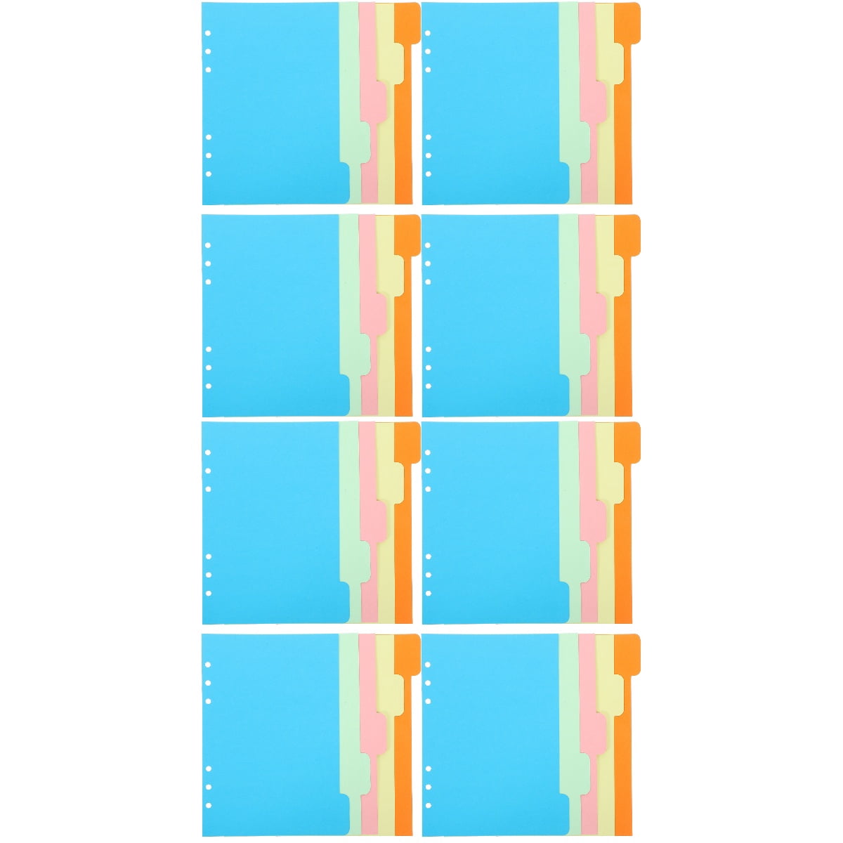 HOMEMAXS 30 Pcs Daily Use Binder Dividers Office Binder Tabs Household ...