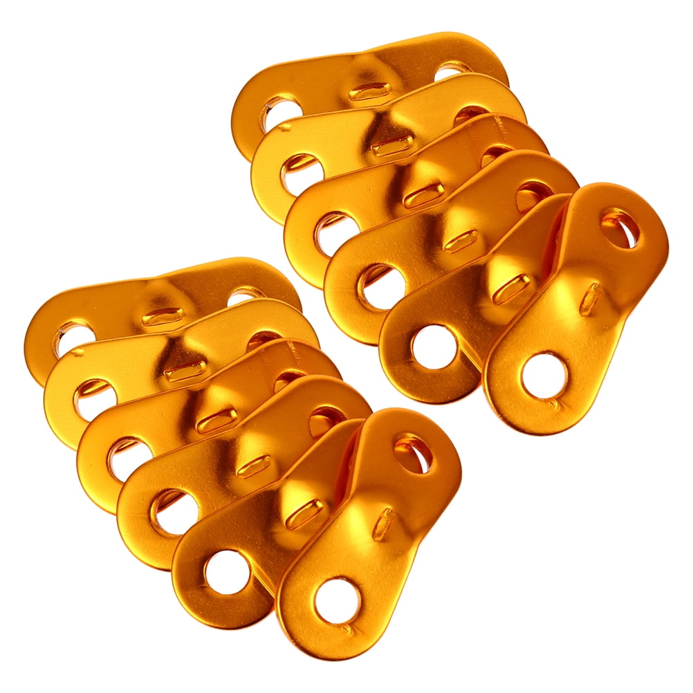 HOMEMAXS 30 Pcs Double Eye Wind Rope Buckle Tent Anchors Heavy Duty ...
