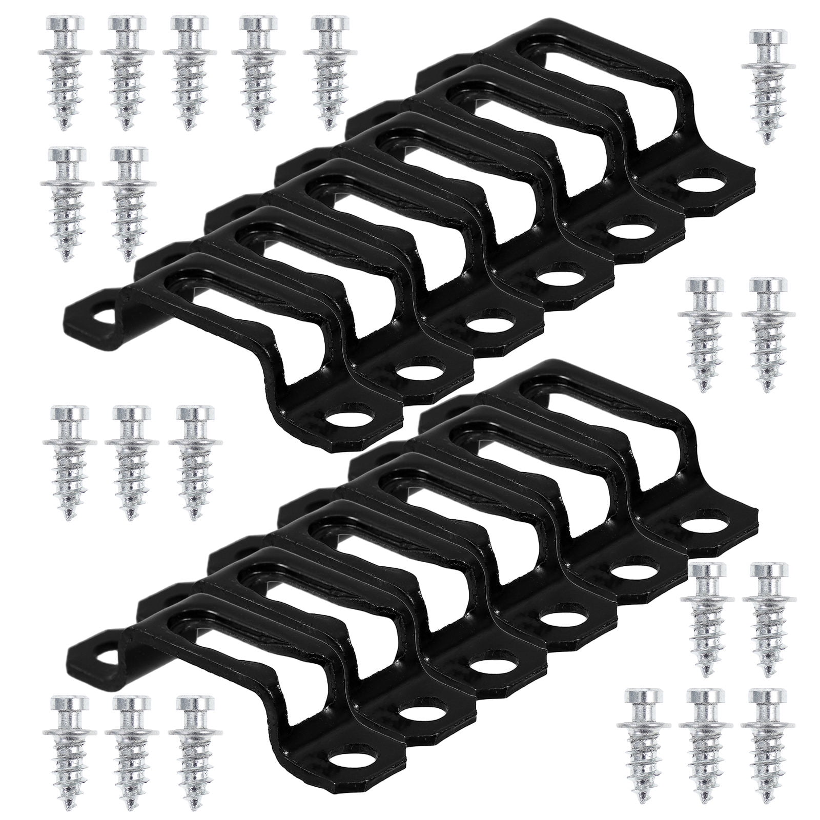 HOMEMAXS 30 Pcs Furniture Screw Fasteners 2 In 1 Steel Invisible ...