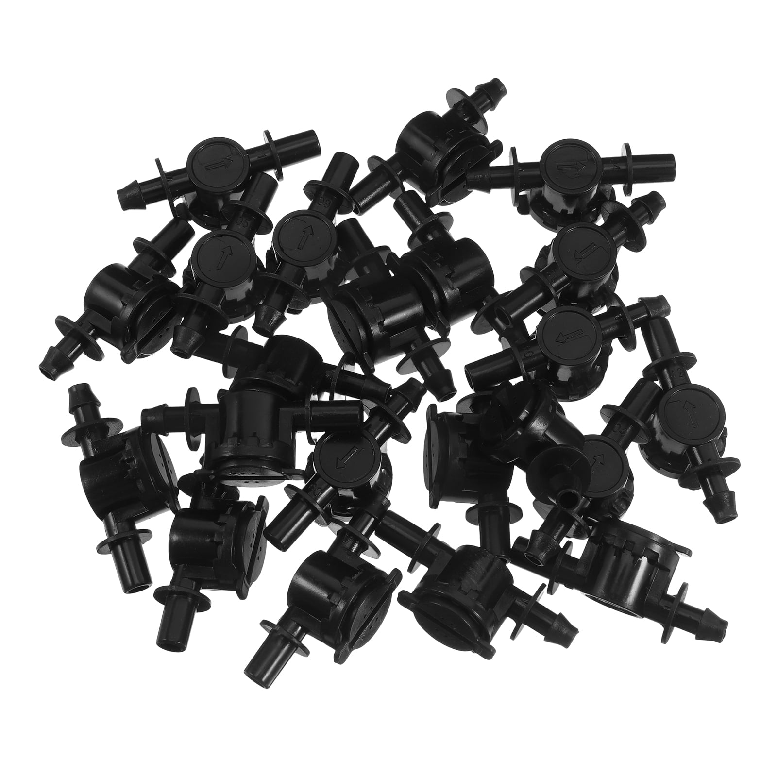 30 Pcs Greenhouse Irrigation System Tubing Barb Drip Stopper Anti Drip ...