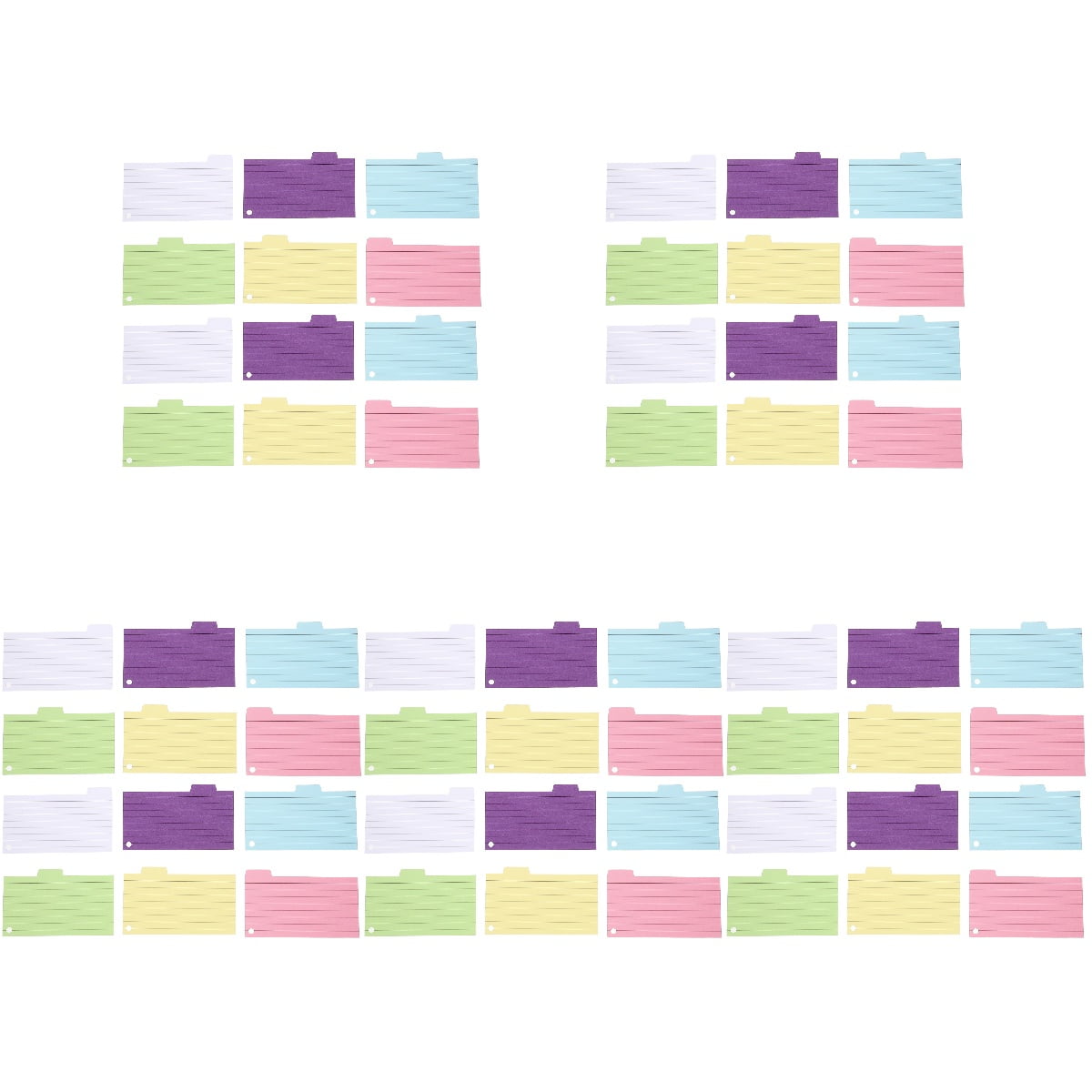 HOMEMAXS 30 Pcs Index Cards Small Notepads Speech Cards Note Study ...
