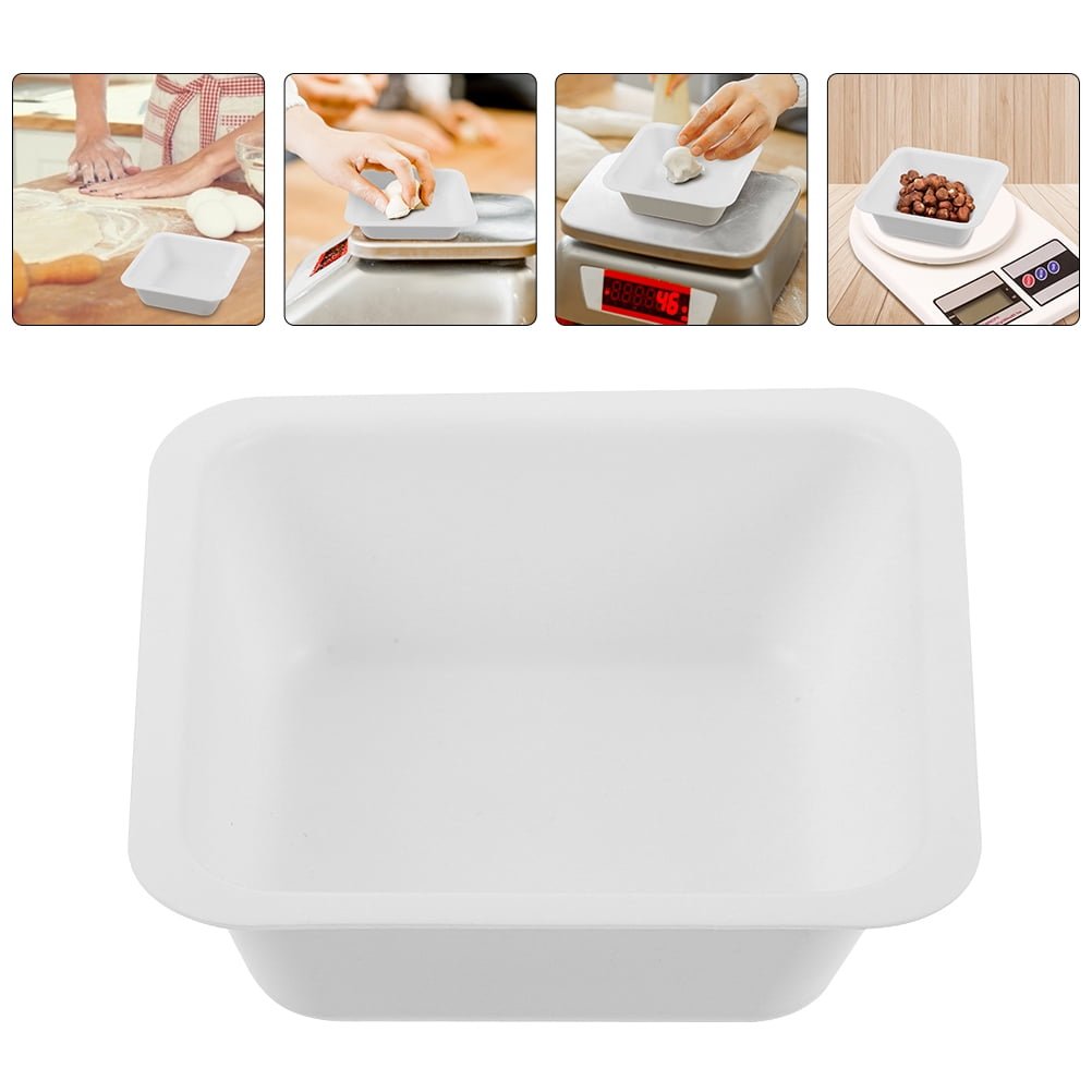 HOMEMAXS 30 Pcs Lab Dishes Weighing Dish Weighing Tray 14X14CM White ...