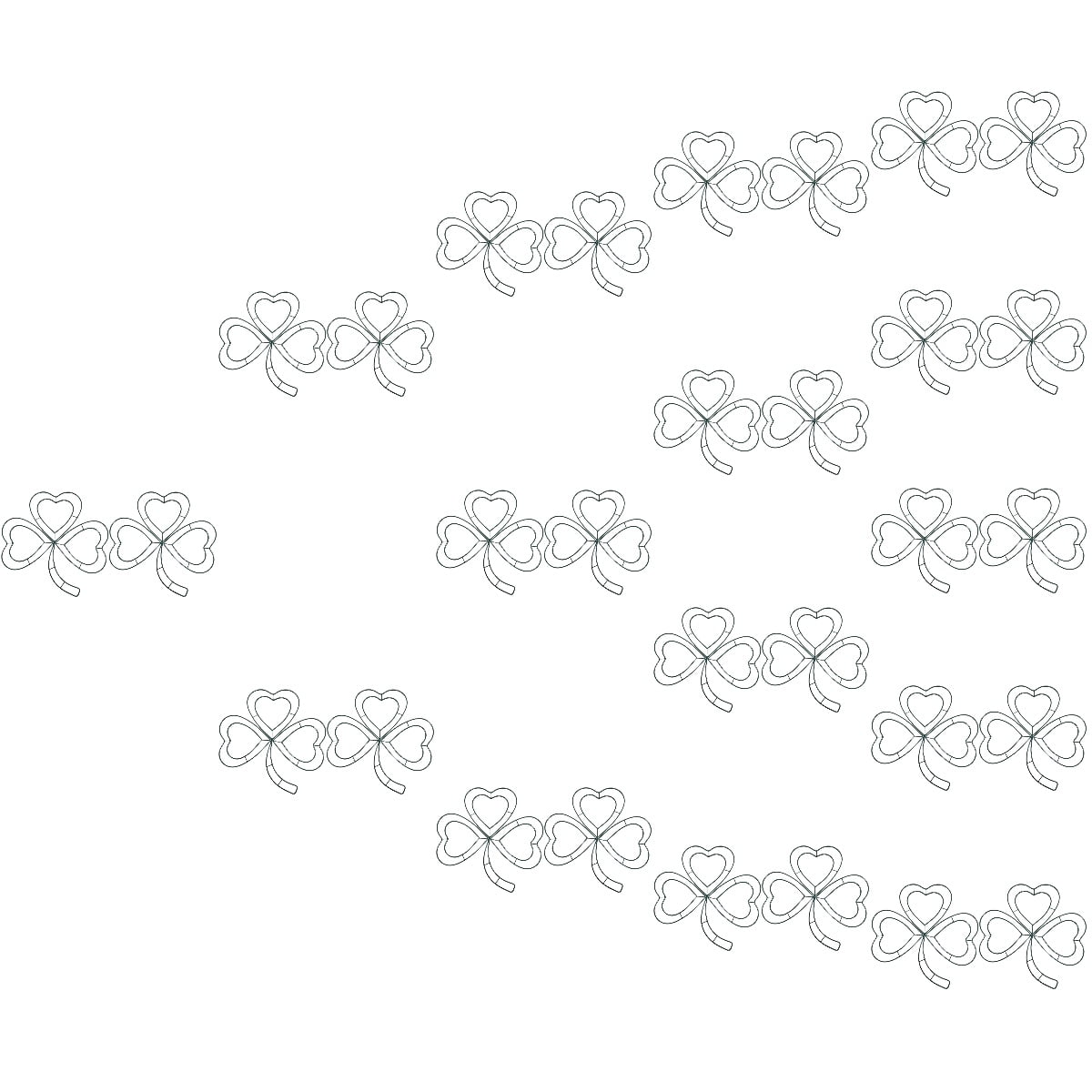 HOMEMAXS 30 Pcs Metal Wreath Frame DIY Shamrock Shaped Wire Wreath ...