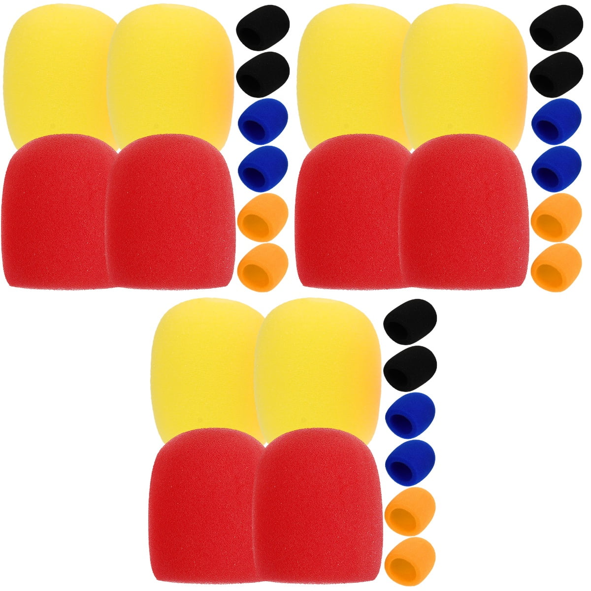 HOMEMAXS 30 Pcs Microphone Covers Microphone Stage Microphone Windscreen Sponge Cover - Walmart.com