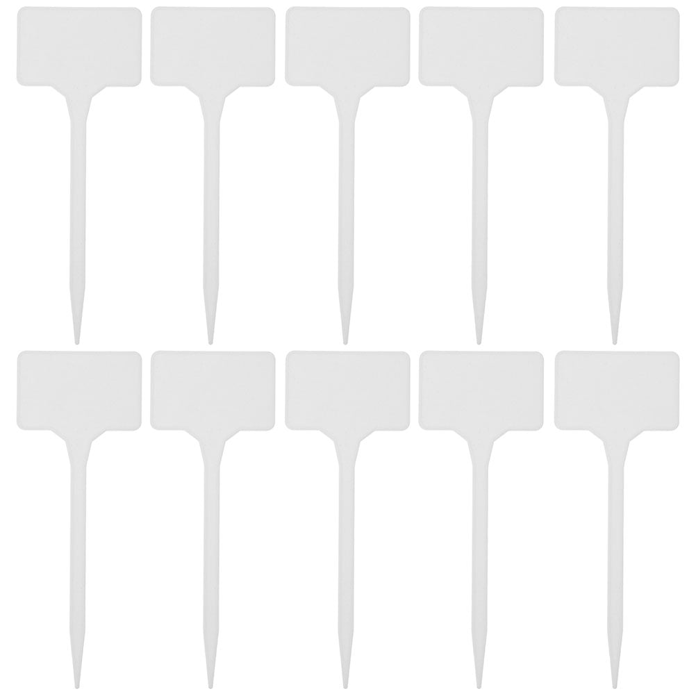 HOMEMAXS 30 Pcs Nursery Garden Markers Simple Plant Labels Stake White ...