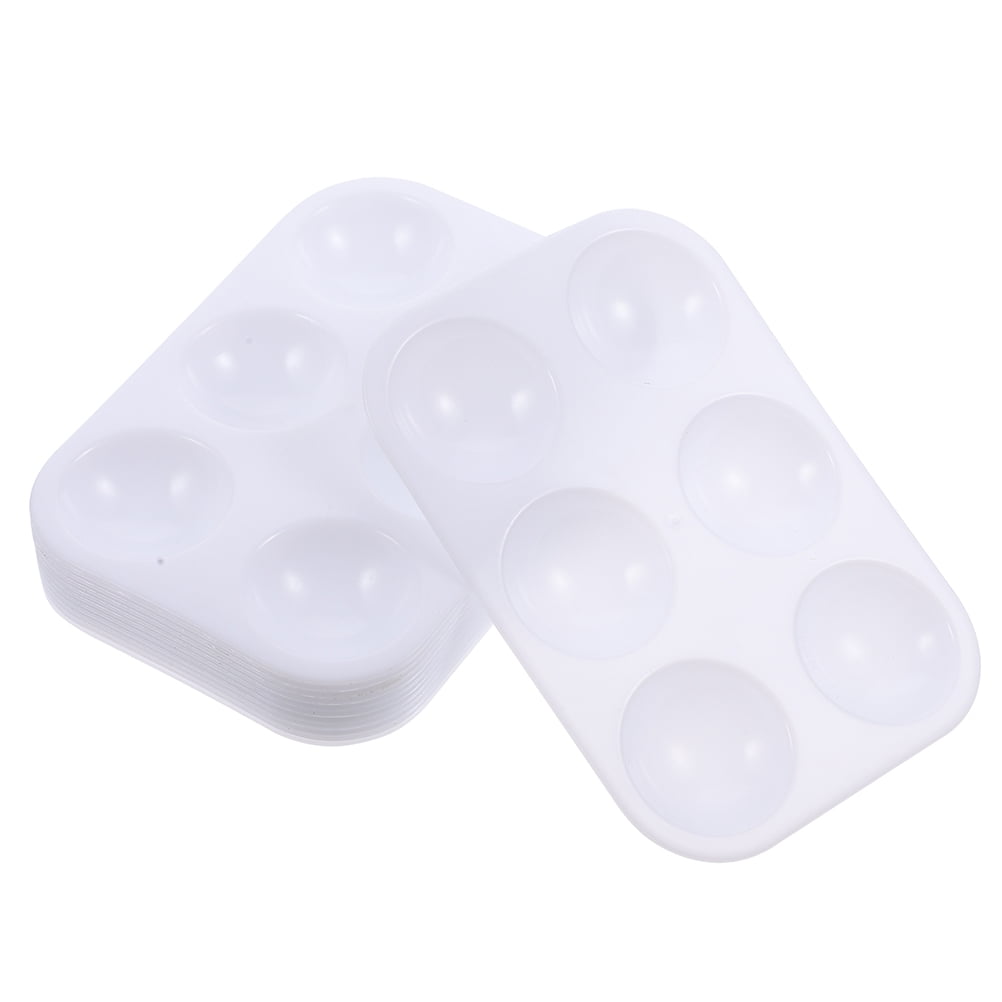 HOMEMAXS 30 Pcs Oil Painting Plate Small Color Mixing Tray Watercolor ...