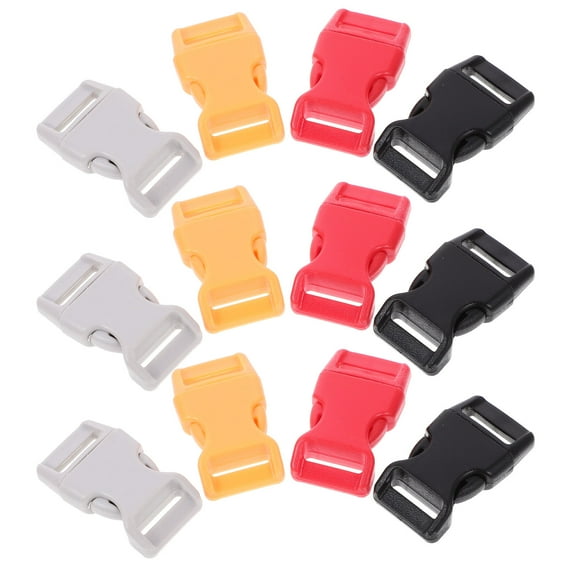 30 Pcs Side Release Buckle Webbing Curved DIY Craft Clips Quick Buckles ...