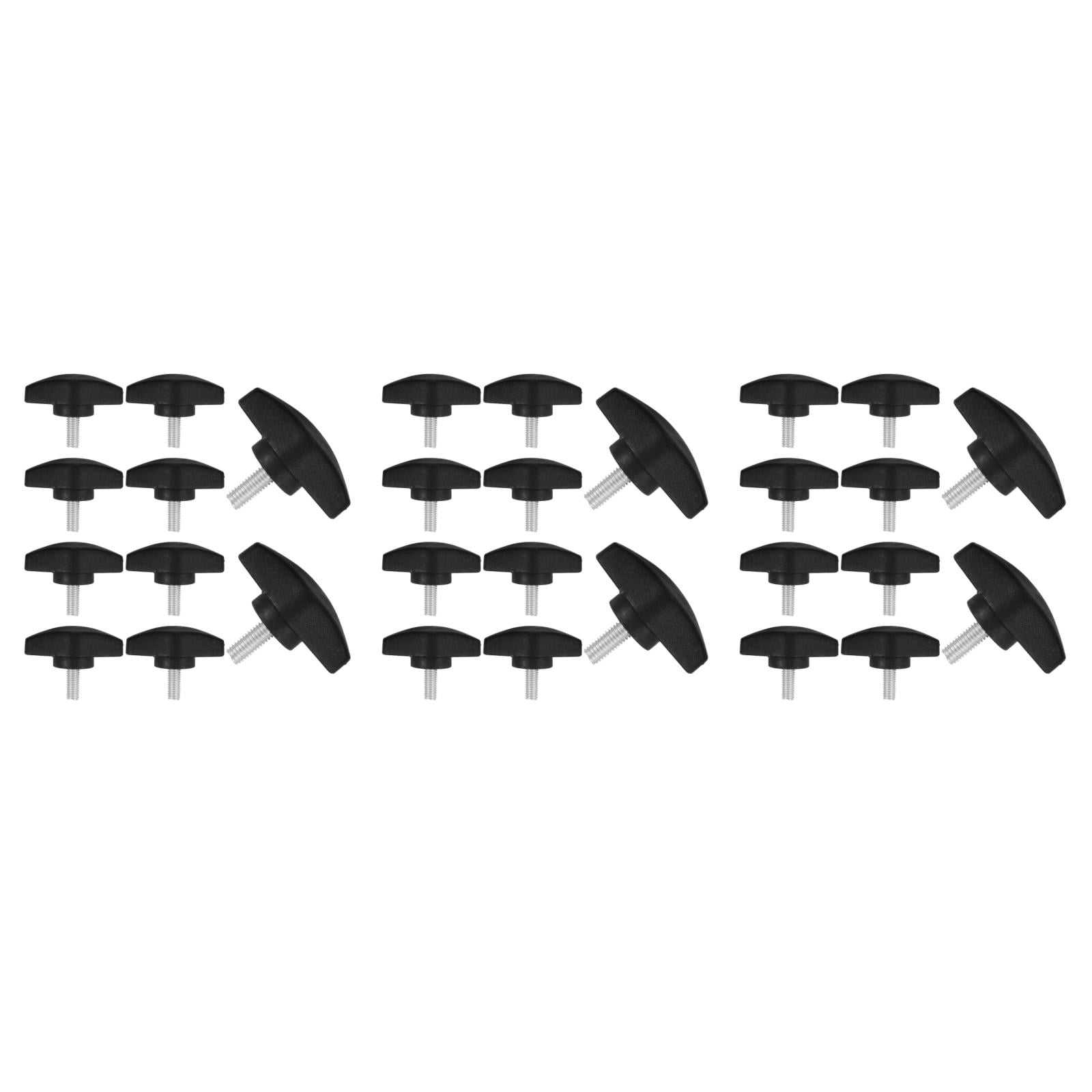 HOMEMAXS 30 Pcs Thumb Screw Thread Thumbscrew Adjustable Tee Wing Screw ...