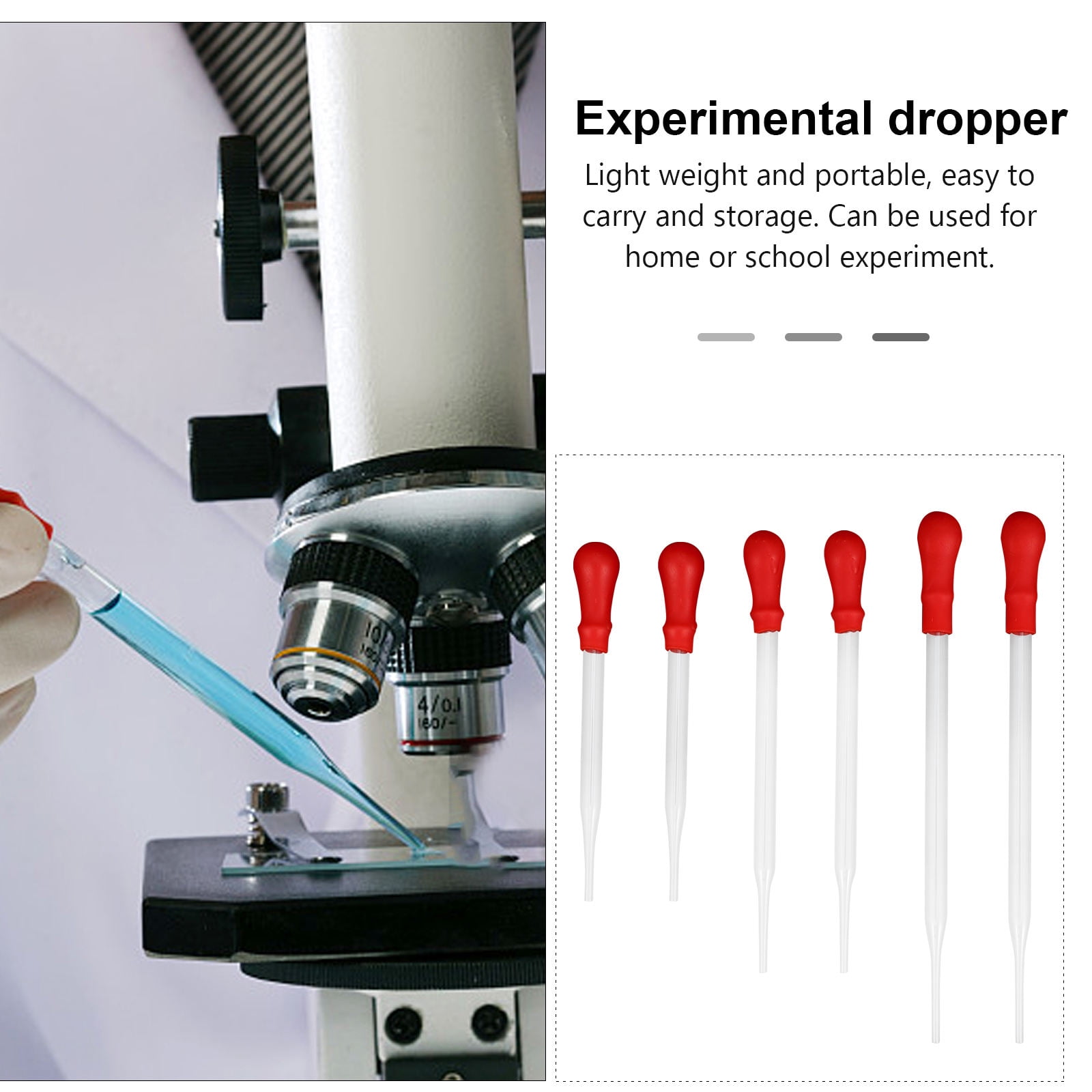 HOMEMAXS 30 Pcs Transfer Pipettes Dropper Transparent Droppers ...