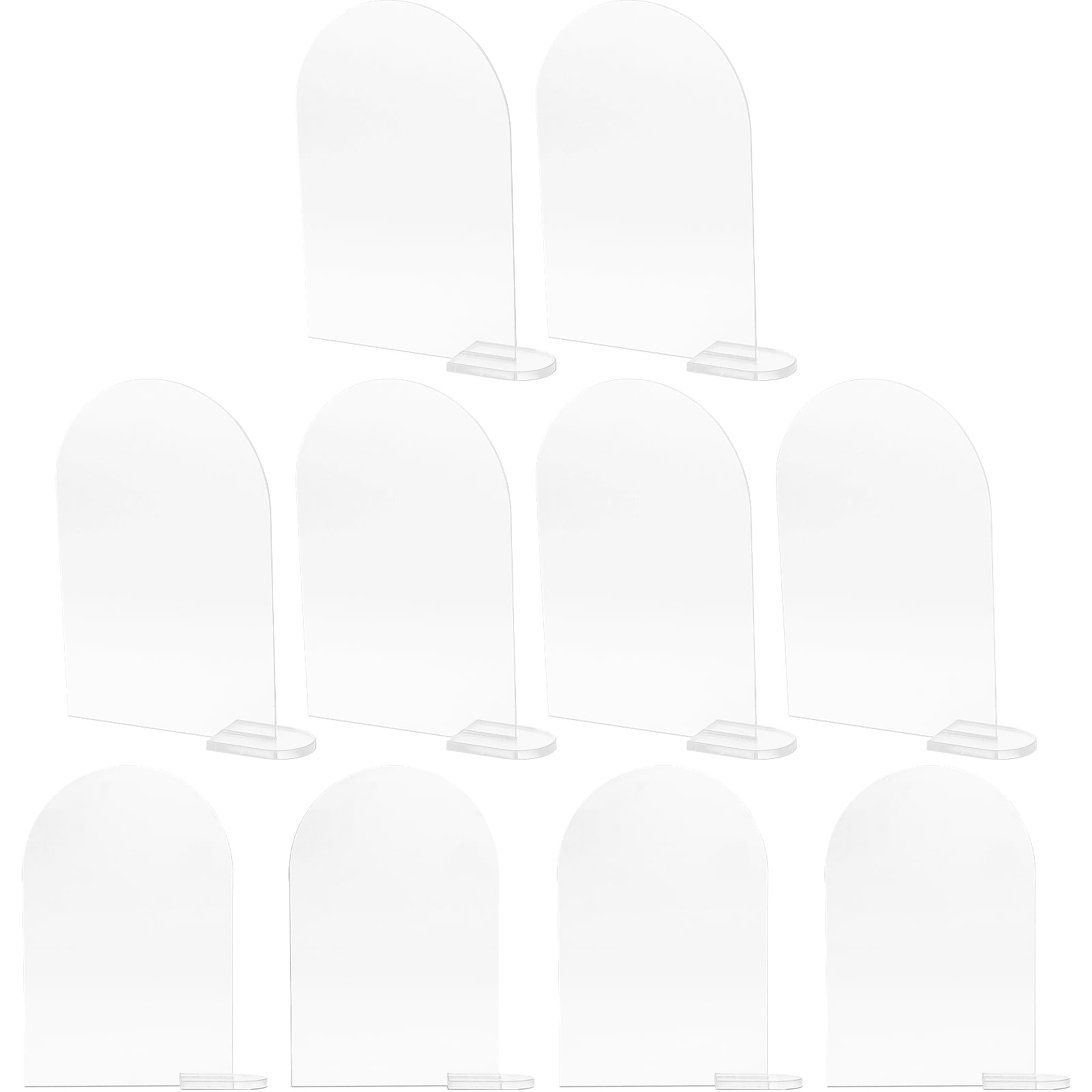 HOMEMAXS 30 Sets Acrylic Wedding Signs Ceremony and Reception Blank DIY ...