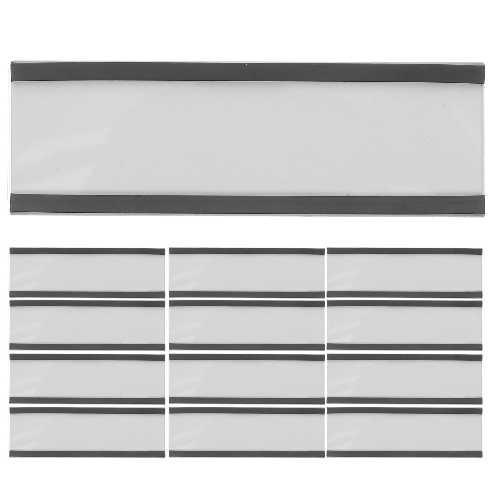 HOMEMAXS 30 Sets Magnetic Name Tag Holders for File Cabinets and ...