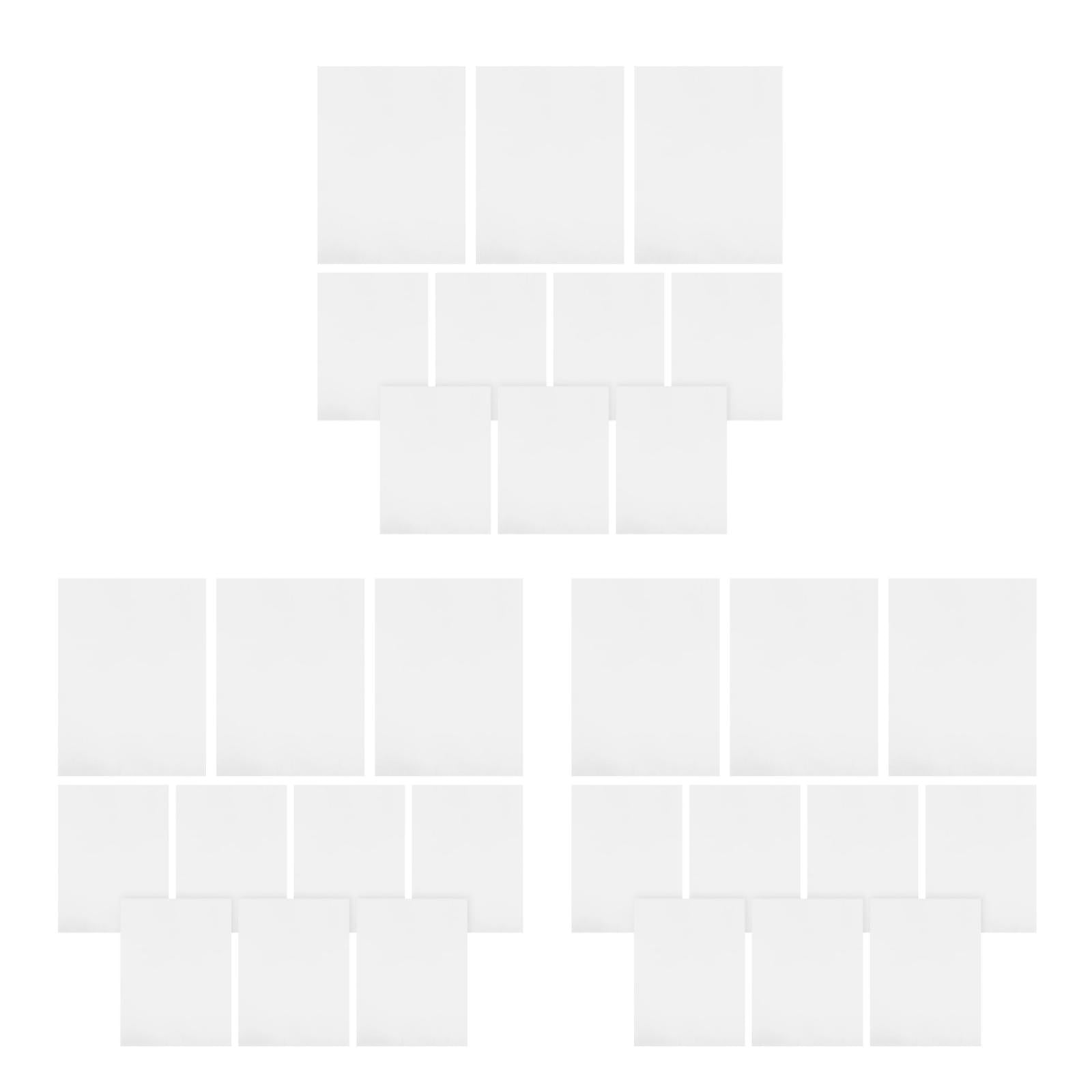 HOMEMAXS 30 Sheets Transparent Double-Sided Tape Double Sided Clear ...