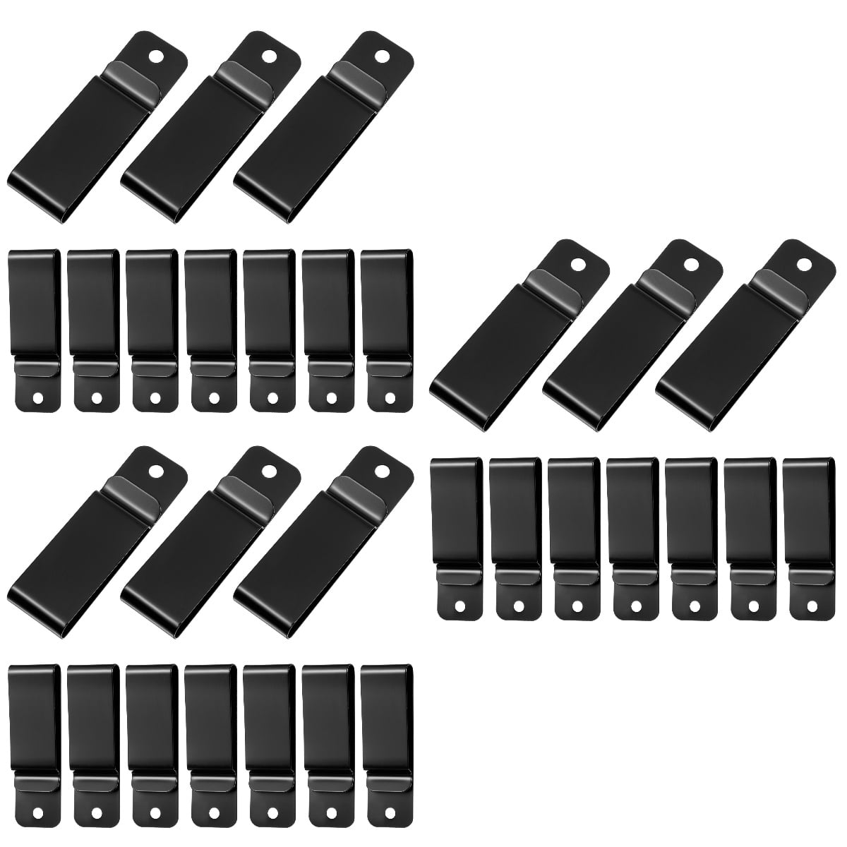 HOMEMAXS 30 pcs Clip Grip Hook Tuckable Clip For Bag Belt Backpack ...