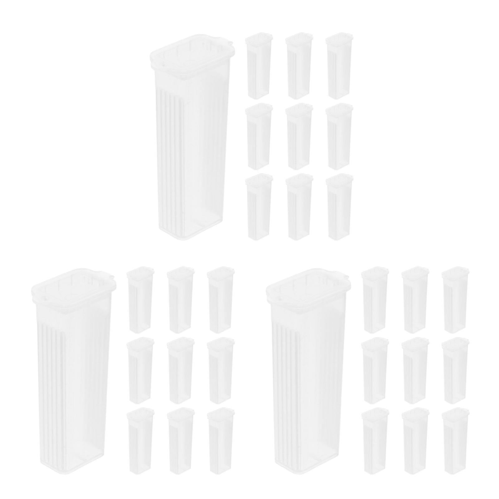 HOMEMAXS 30 pcs Coplin Staining Jar Slide Jars Canisters 5 Slides ...