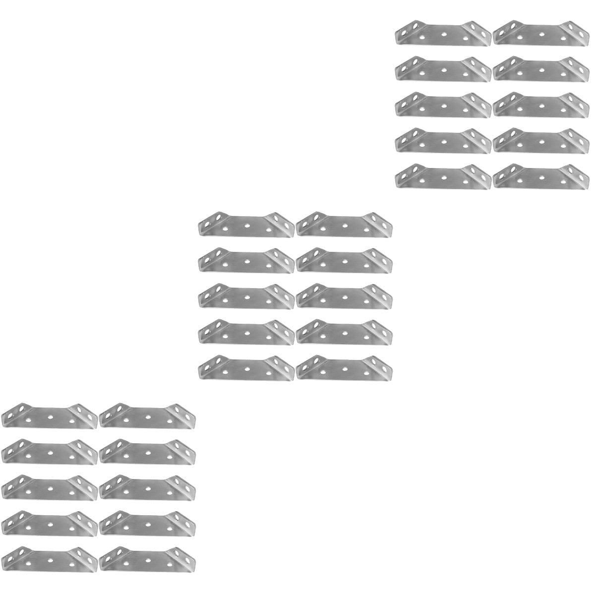 HOMEMAXS 30 pcs Corner Support Braces Cabinet Brackets Furniture Corner ...