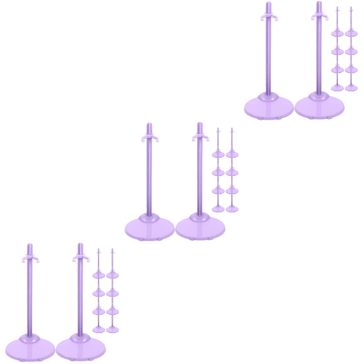 HOMEMAXS 30 pcs Doll Support Stand Action Figure Display Vertical ...