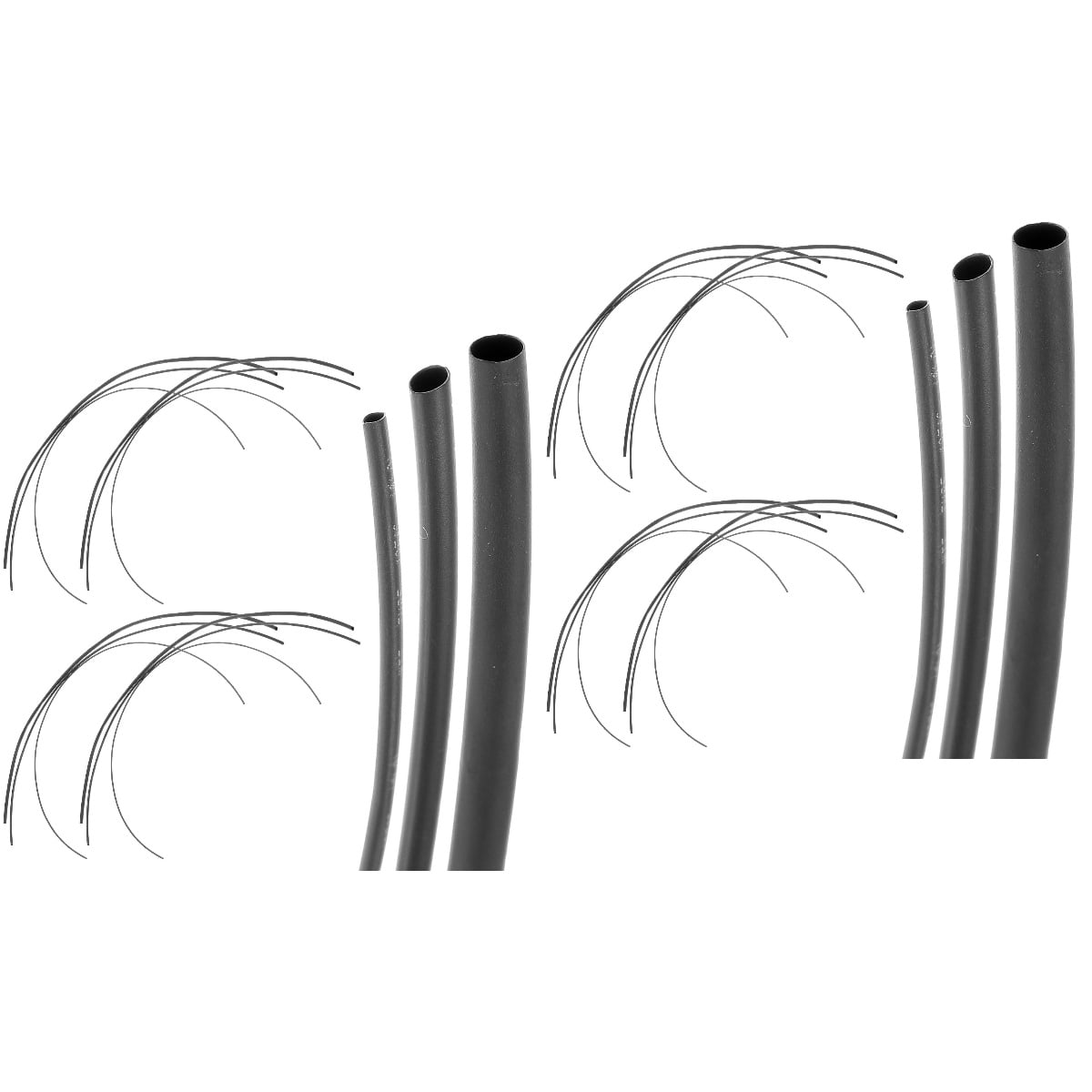 HOMEMAXS 30 pcs Electric Guitar Heat Shrink Tubing Electrical Cable ...