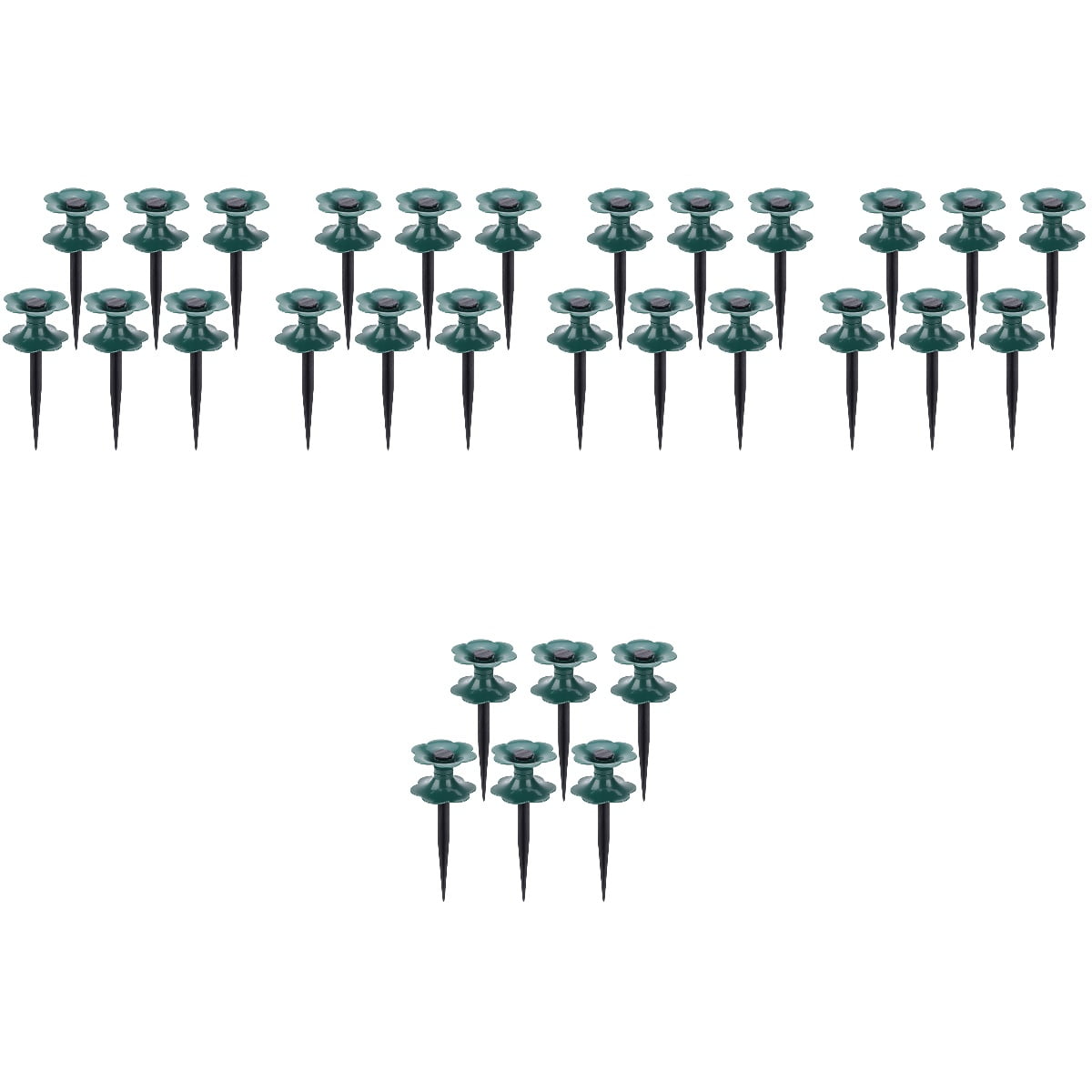 HOMEMAXS 30 pcs Gardening Hose Guide Spikes Outdoor Water Guide Stakes ...