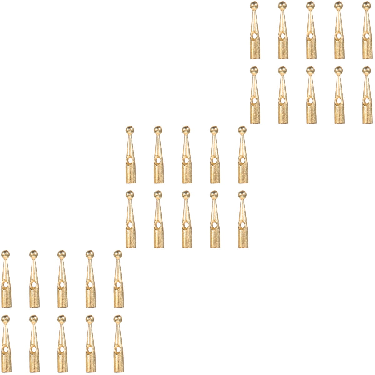 HOMEMAXS 30 pcs Metal Umbrella Bone Covers Rain Umbrella Tail Beads ...