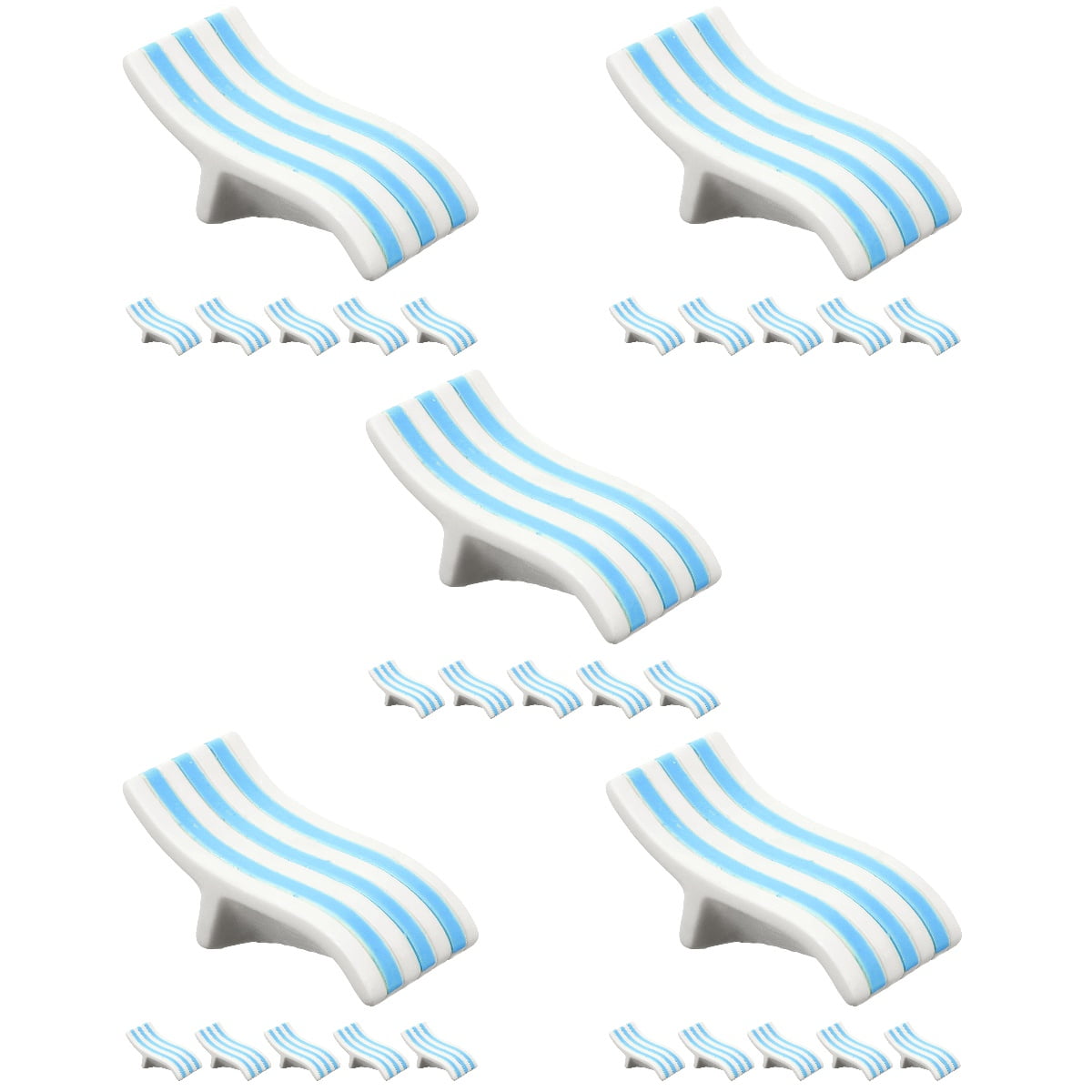 30 pcs Miniature Beach Chairs Tiny House Furniture Mini House ...