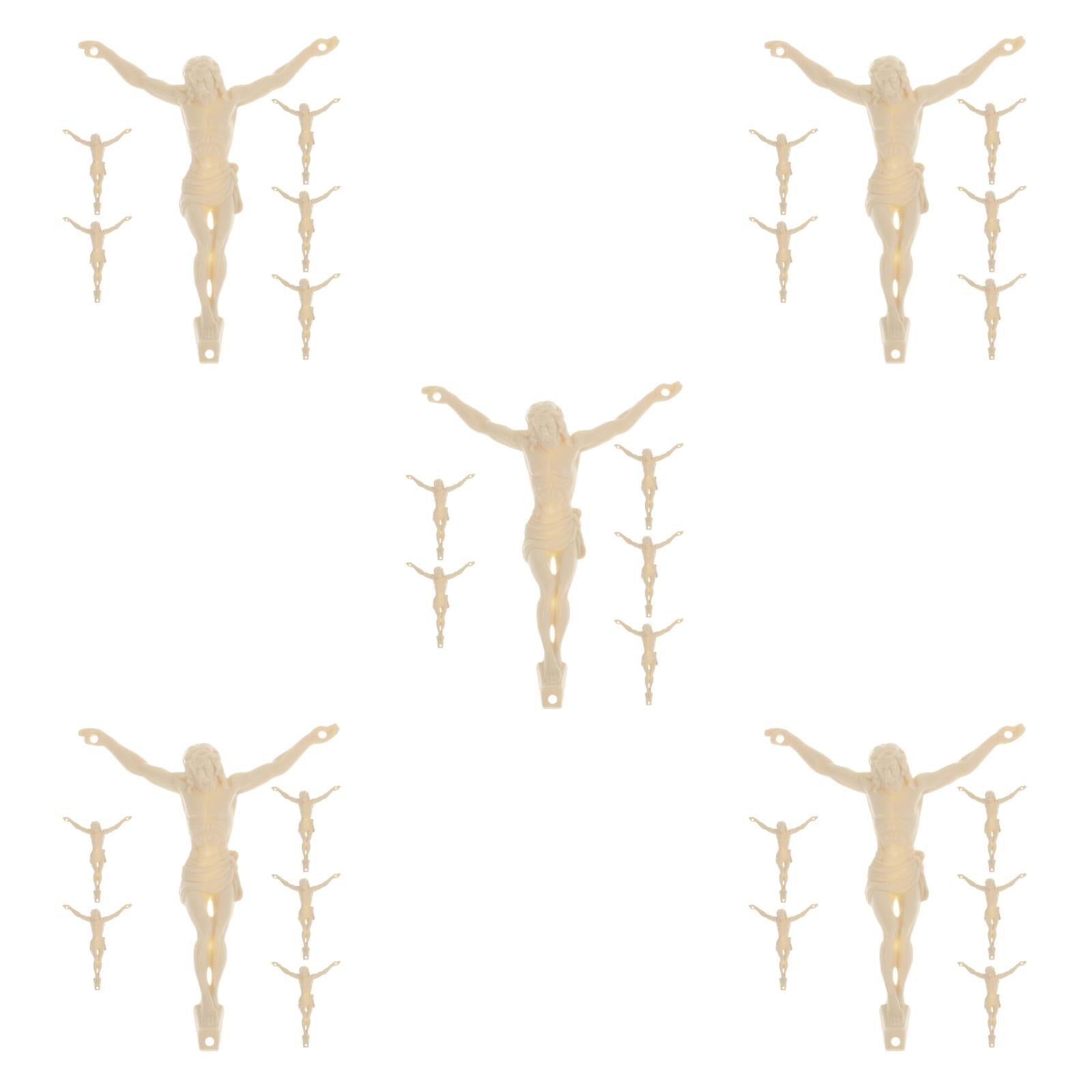 HOMEMAXS 30 pcs Plastic Jesus Figurine Jesus Sculpture Religious Jesus ...