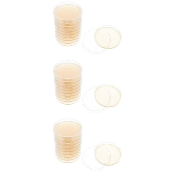HOMEMAXS 30 pcs Pre-Poured Agar Plates Labs Petri Dishes with Agar ...